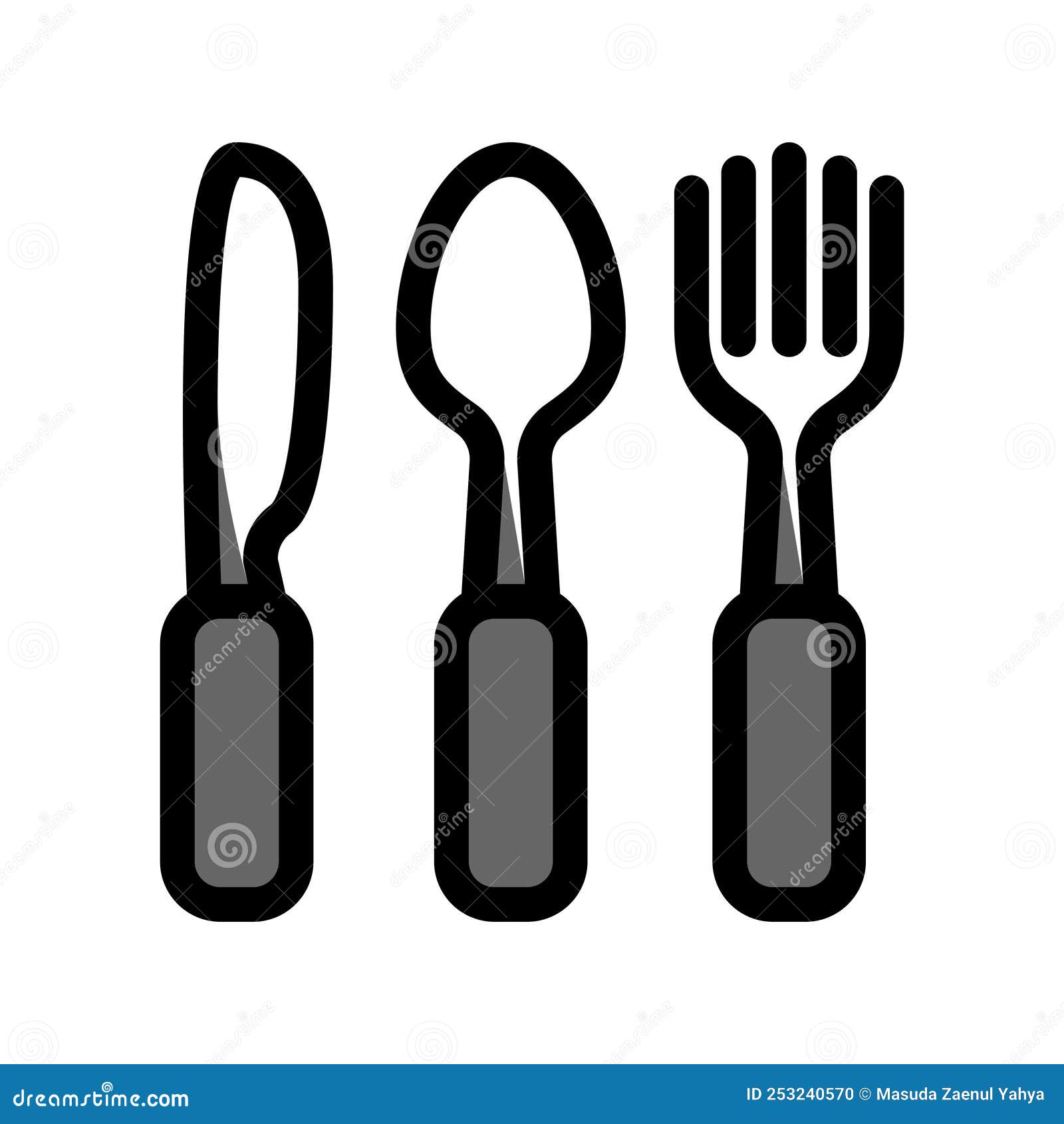 Illustration Vector Graphic of Fork Icon Design Stock Vector ...