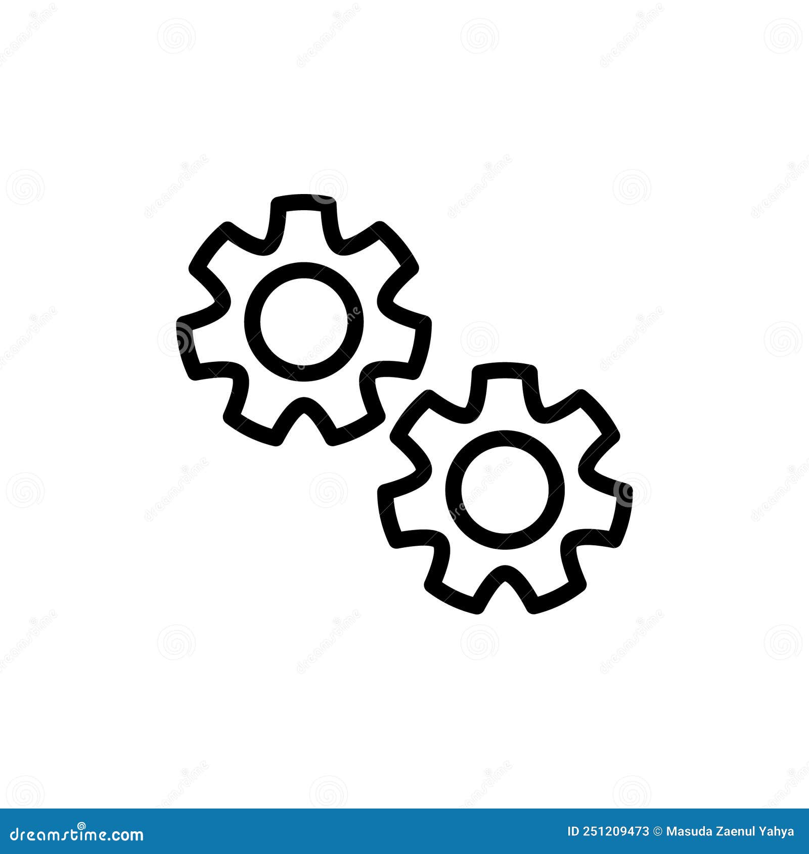 Illustration Vector Graphic of Gear Icon Stock Vector - Illustration of ...