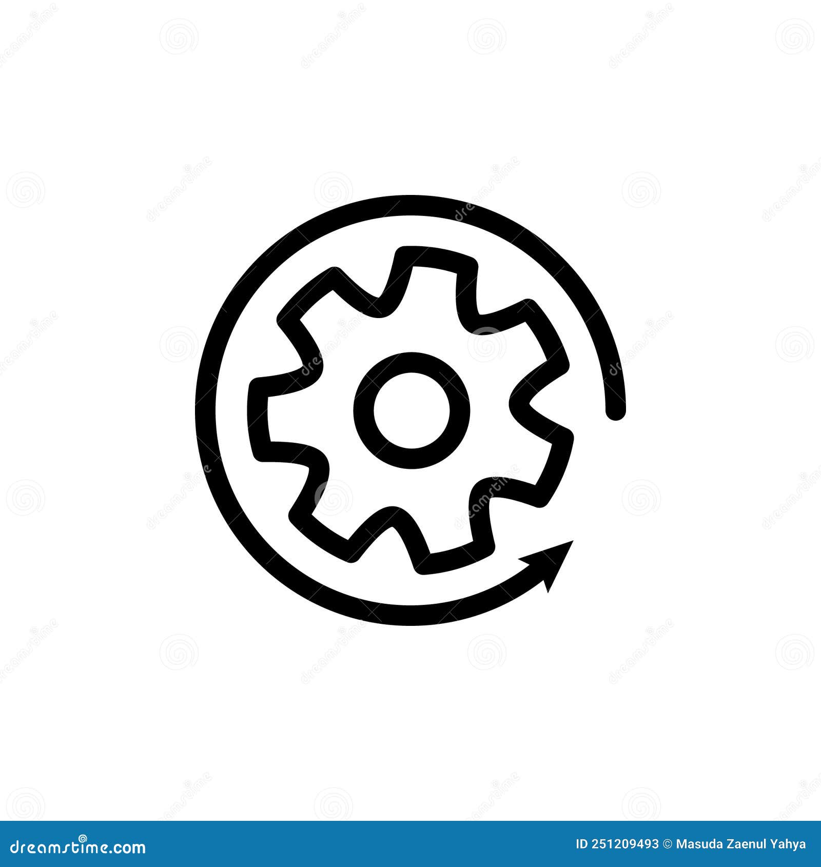 Illustration Vector Graphic of Gear Icon Stock Vector - Illustration of ...