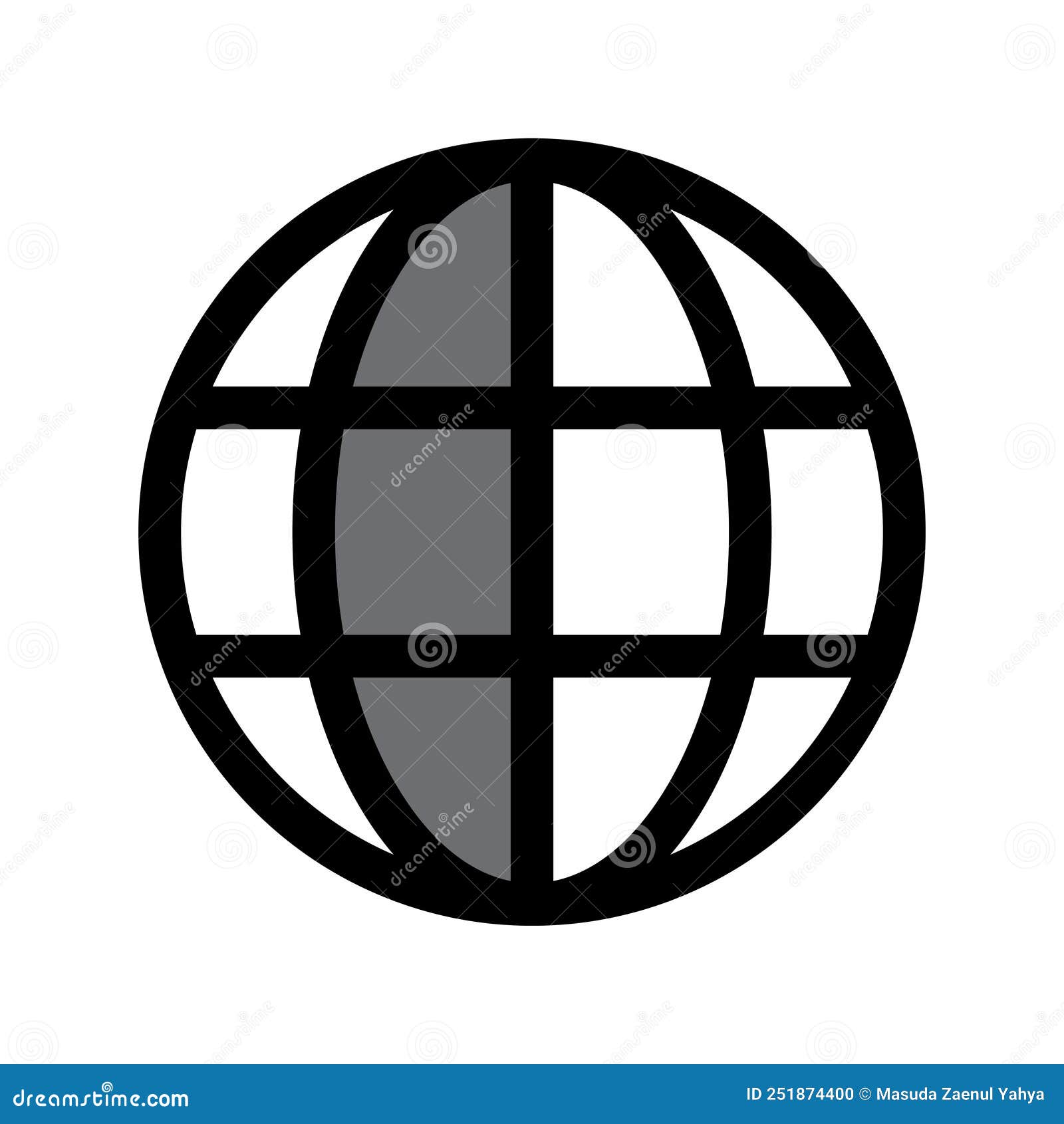Illustration Vector Graphic of Globe Icon Template Stock Vector ...
