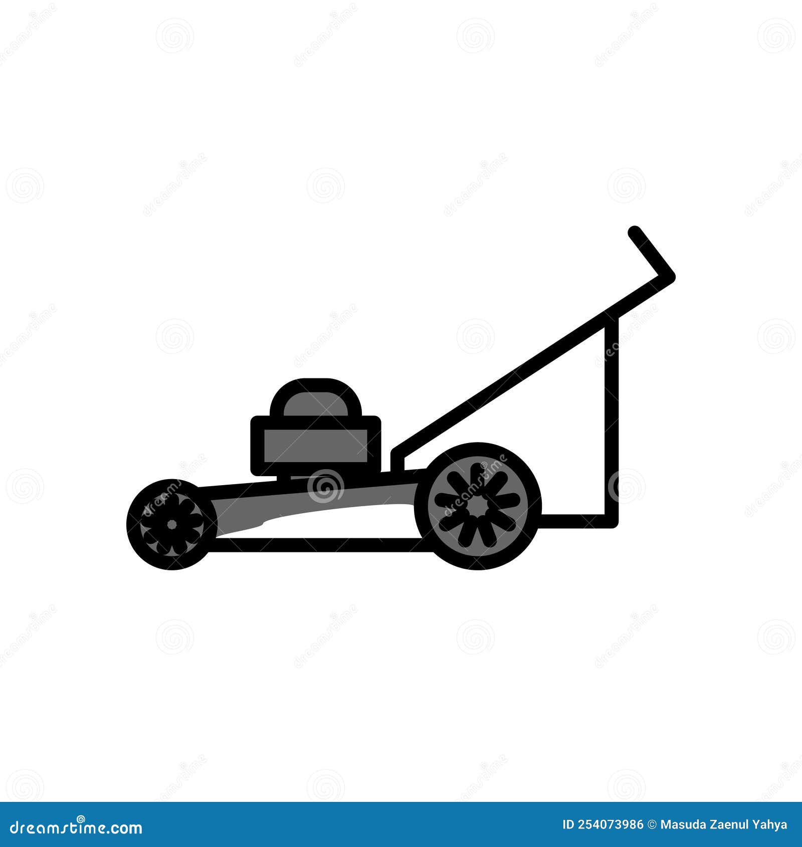 Illustration Vector Graphic of Grass Cutter Icon Stock Vector ...