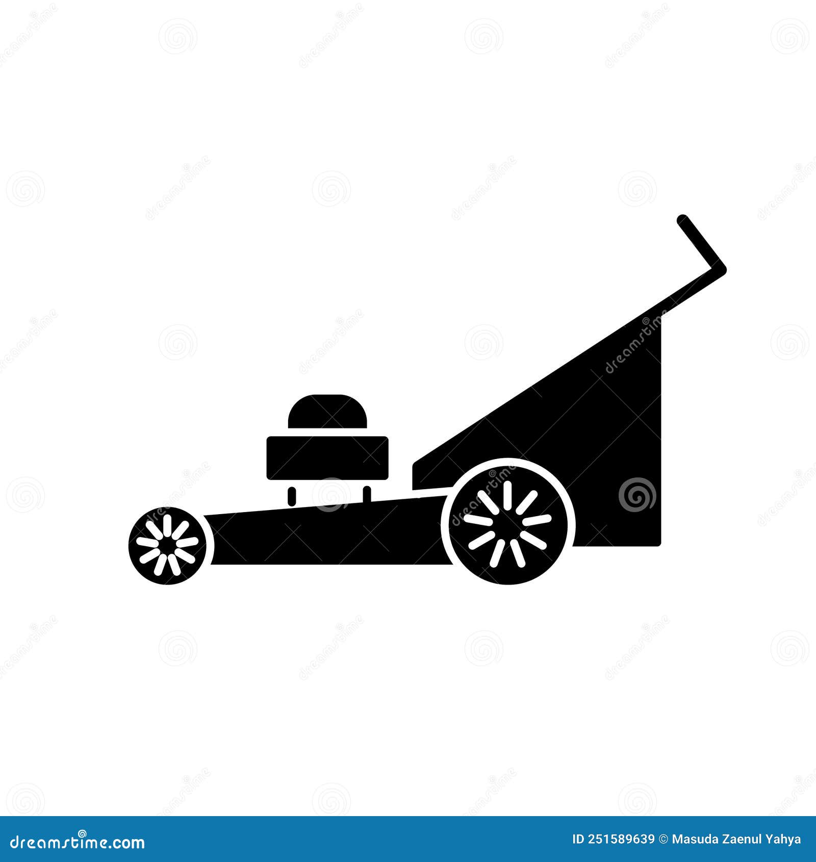 Illustration Vector Graphic of Grass Cutter Icon Stock Vector ...