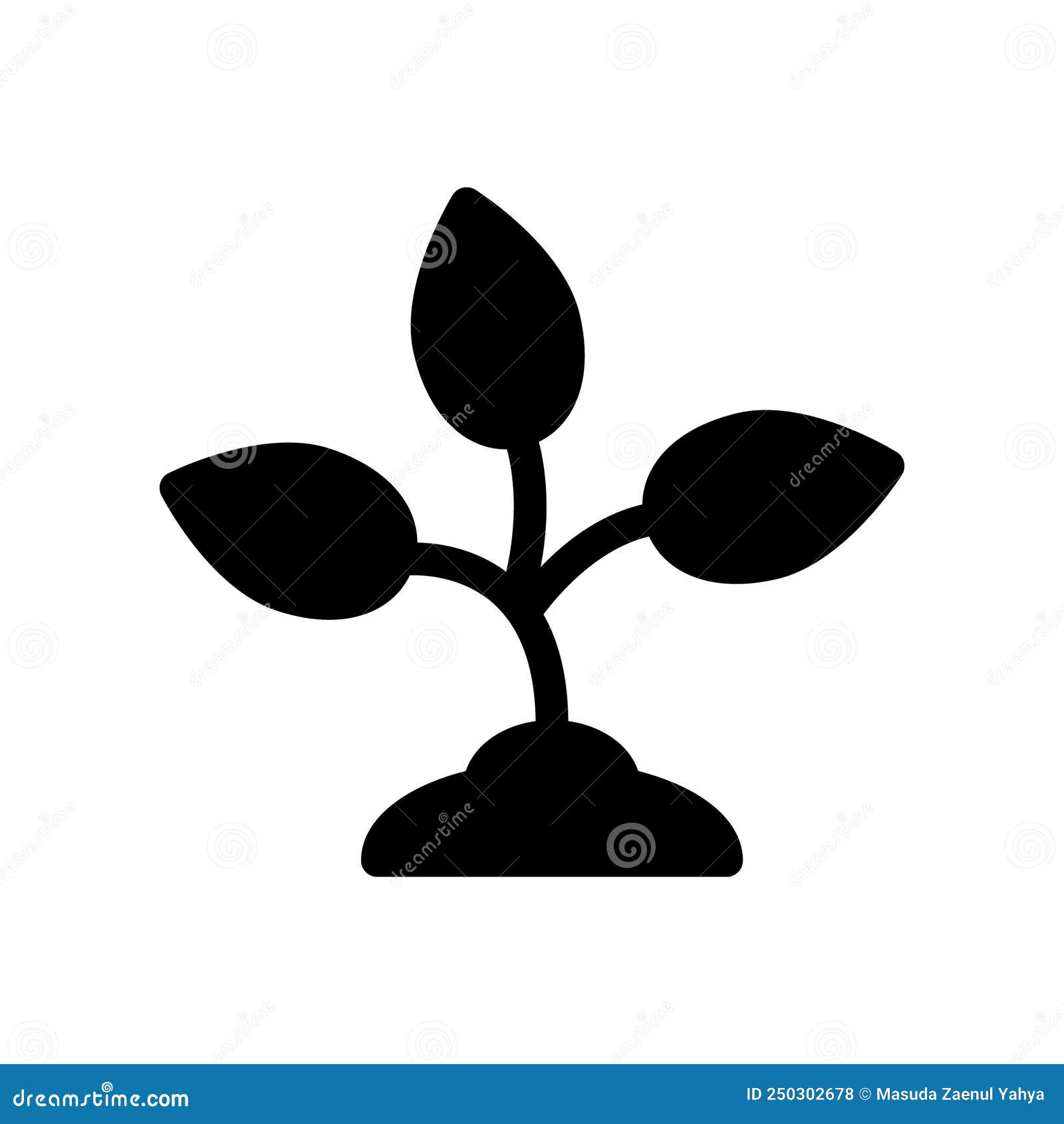 Grow icon template stock vector. Illustration of plant - 250302678