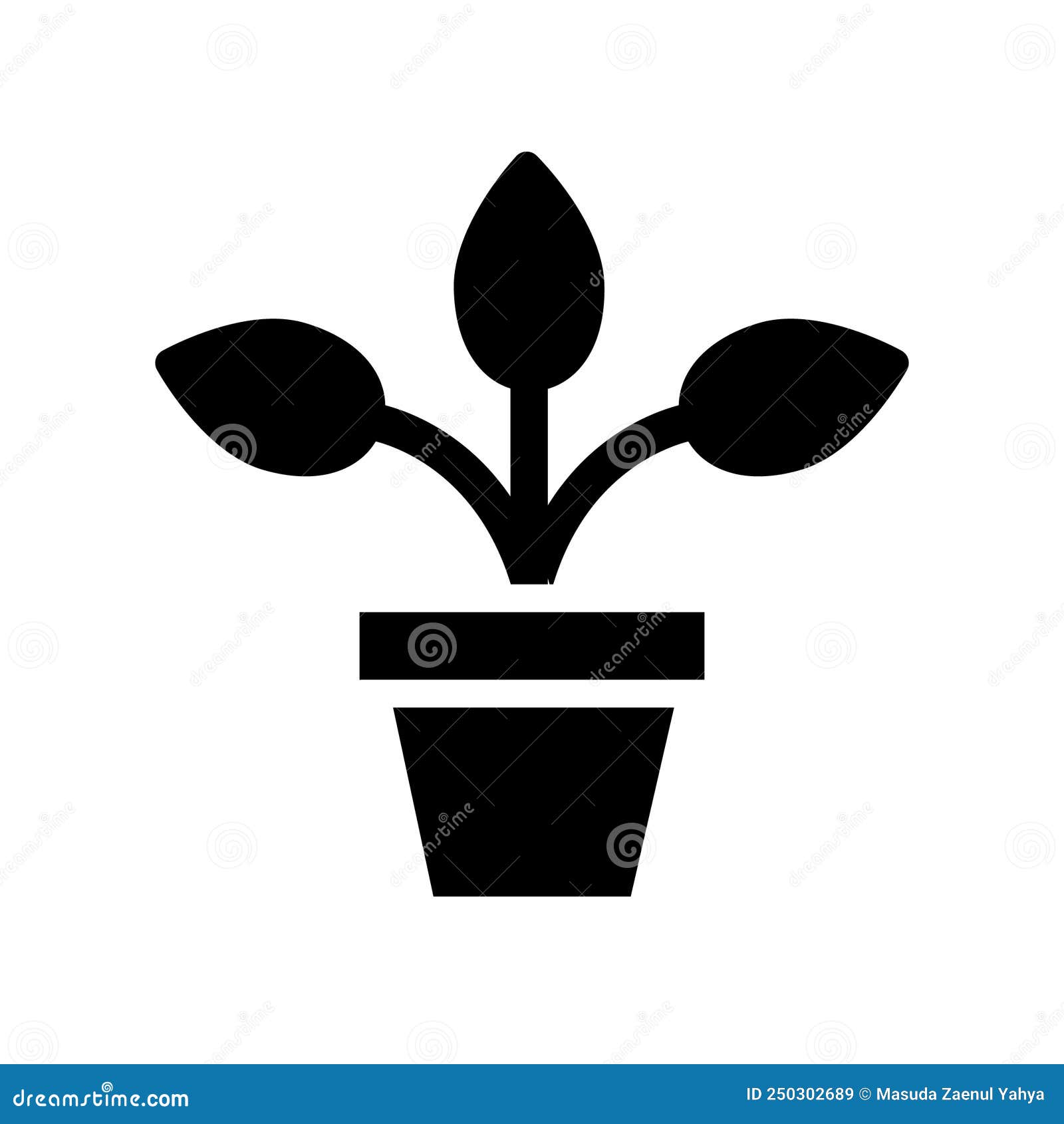 Grow icon template stock vector. Illustration of floral - 250302689