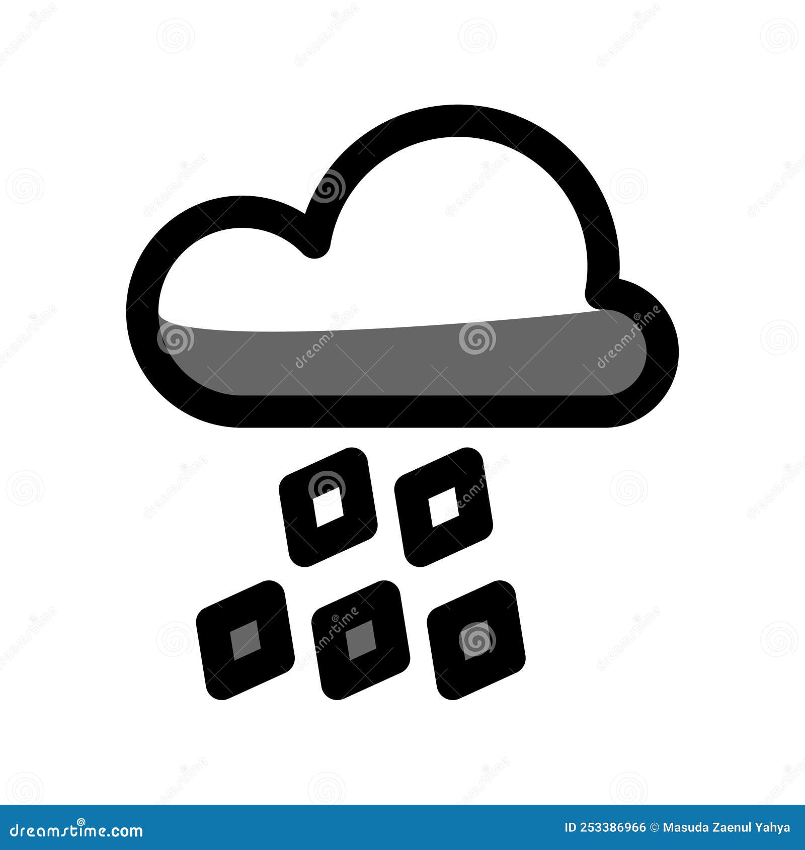 Illustration Vector Graphic of Hail Icon Stock Illustration ...