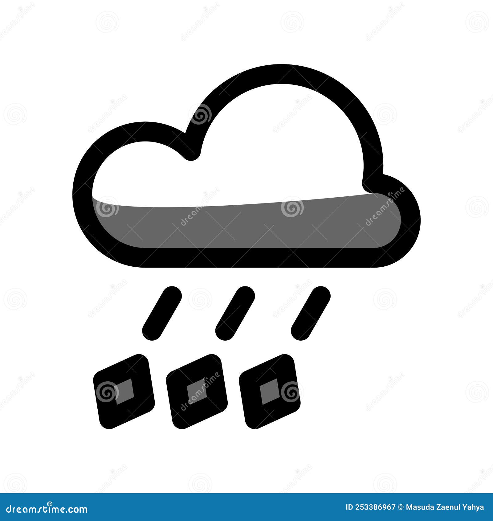 Illustration Vector Graphic of Hail Icon Stock Illustration ...