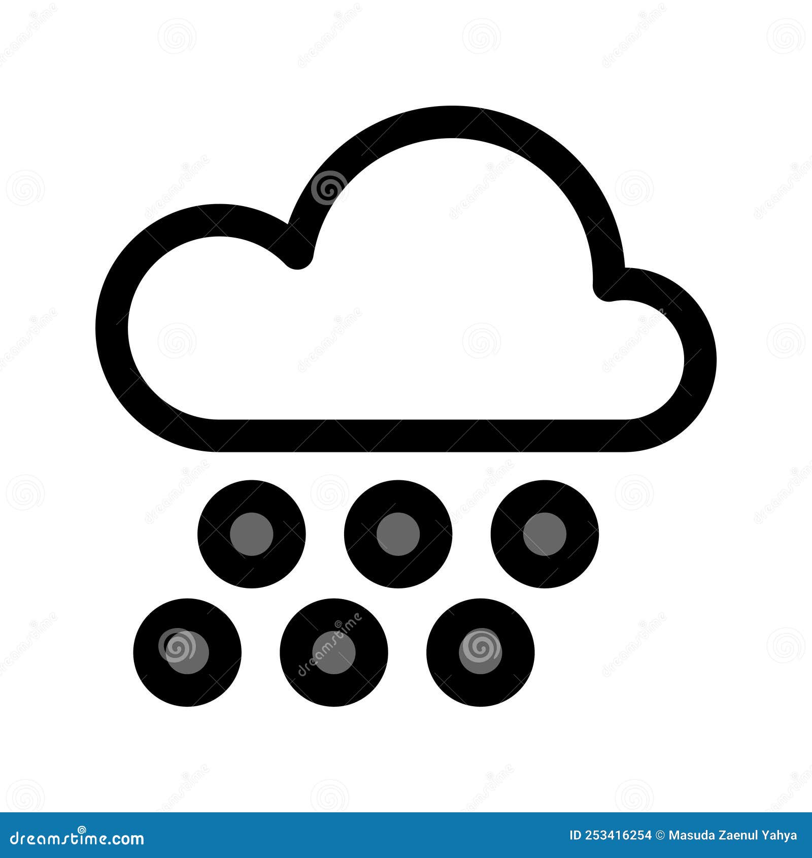 Illustration Vector Graphic of Hail Icon Stock Vector - Illustration of ...
