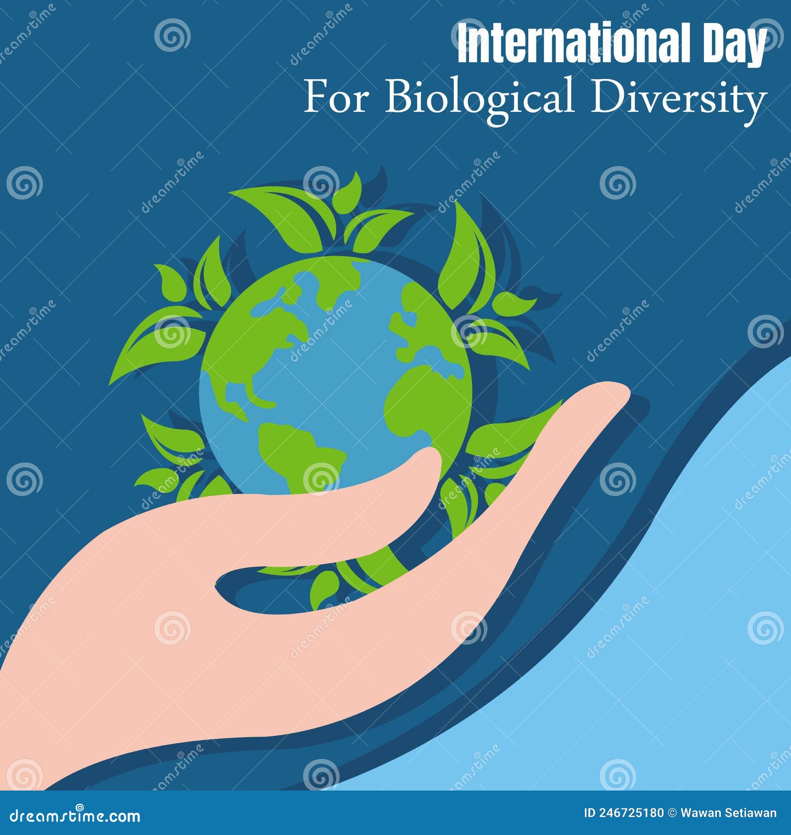 Illustration Vector Graphic of Hands Supporting the Earth Stock Vector ...