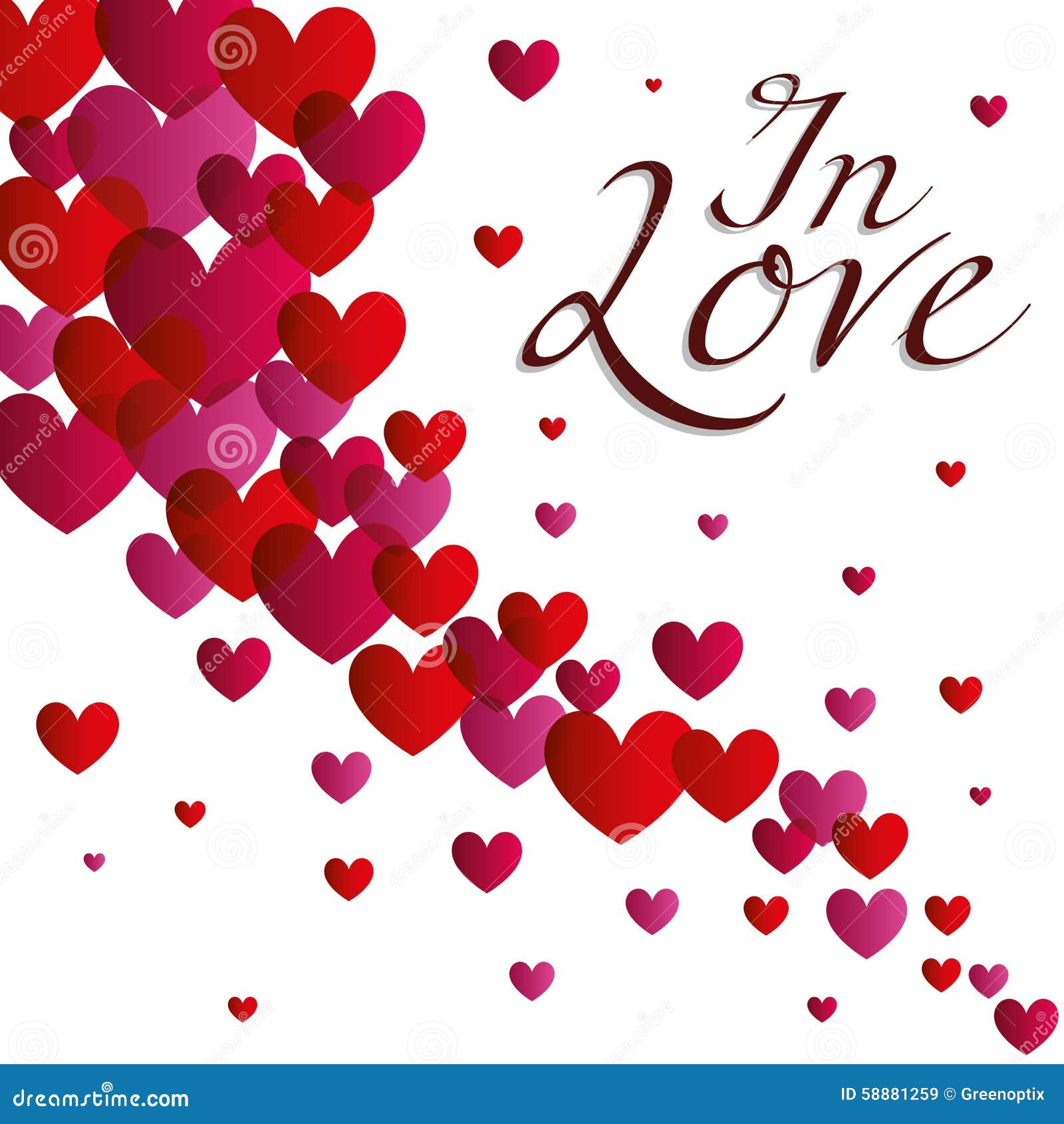 Illustration Vector Graphic Hearts, Love and Romantic Stock Vector ...