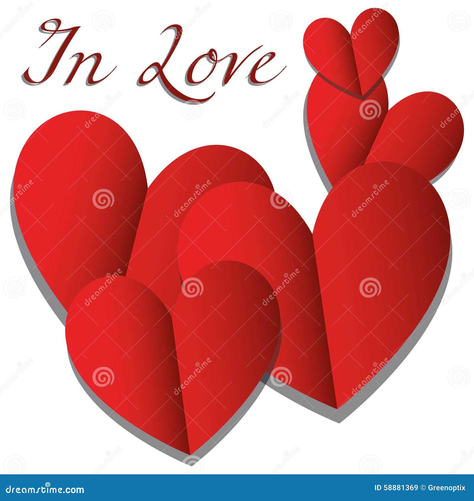 Illustration Vector Graphic Hearts, Love and Romantic Stock Vector ...