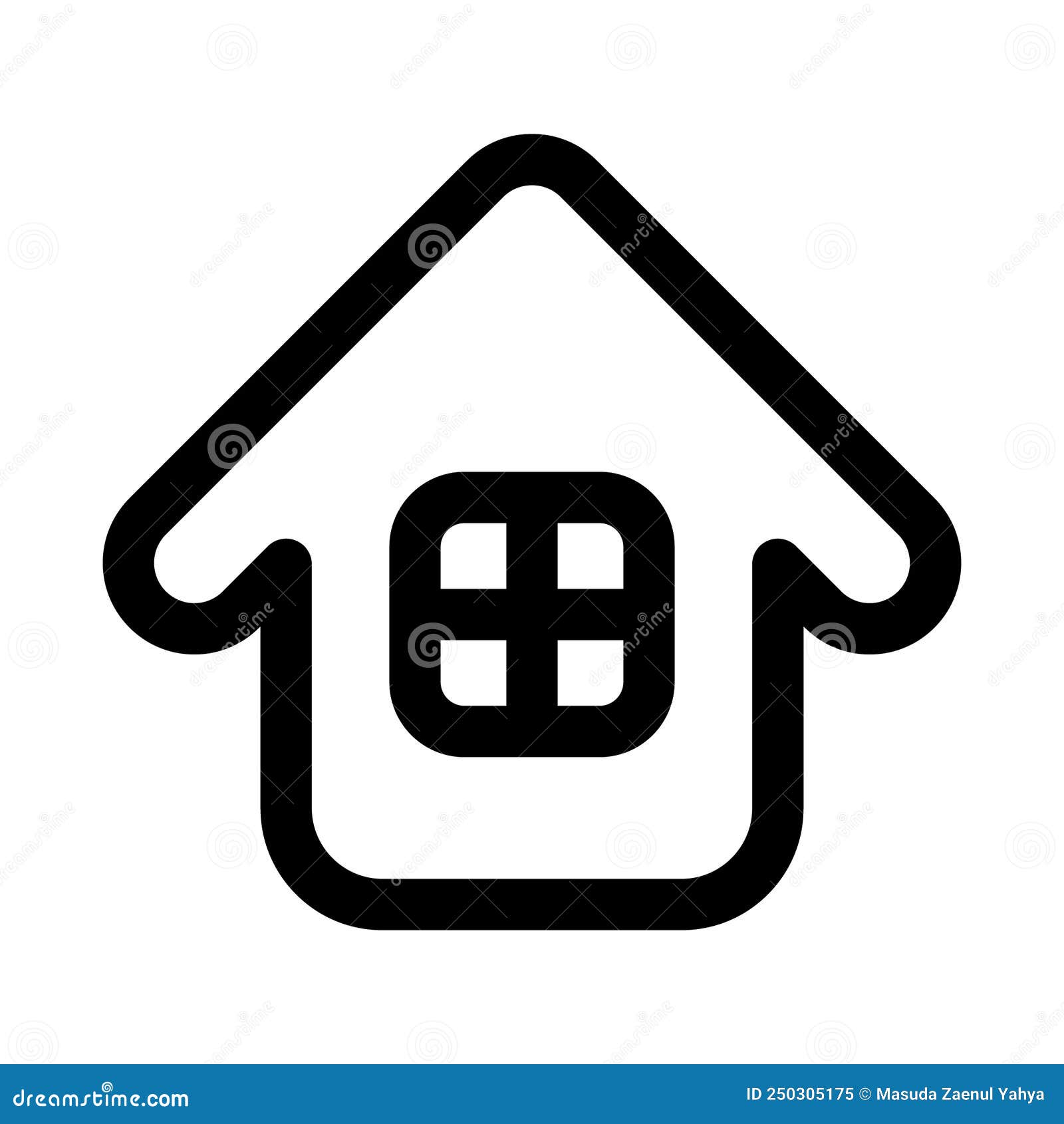 Home stock vector. Illustration of apartment, mortgage - 250305175