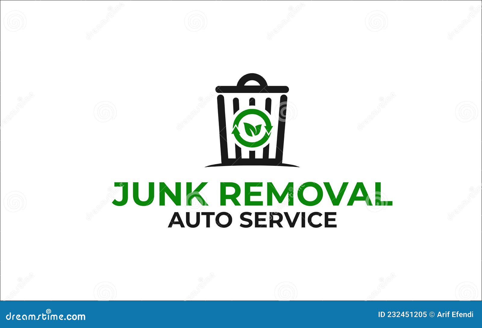 Illustration Vector Graphic of Junk Removal Solution Services Logo ...