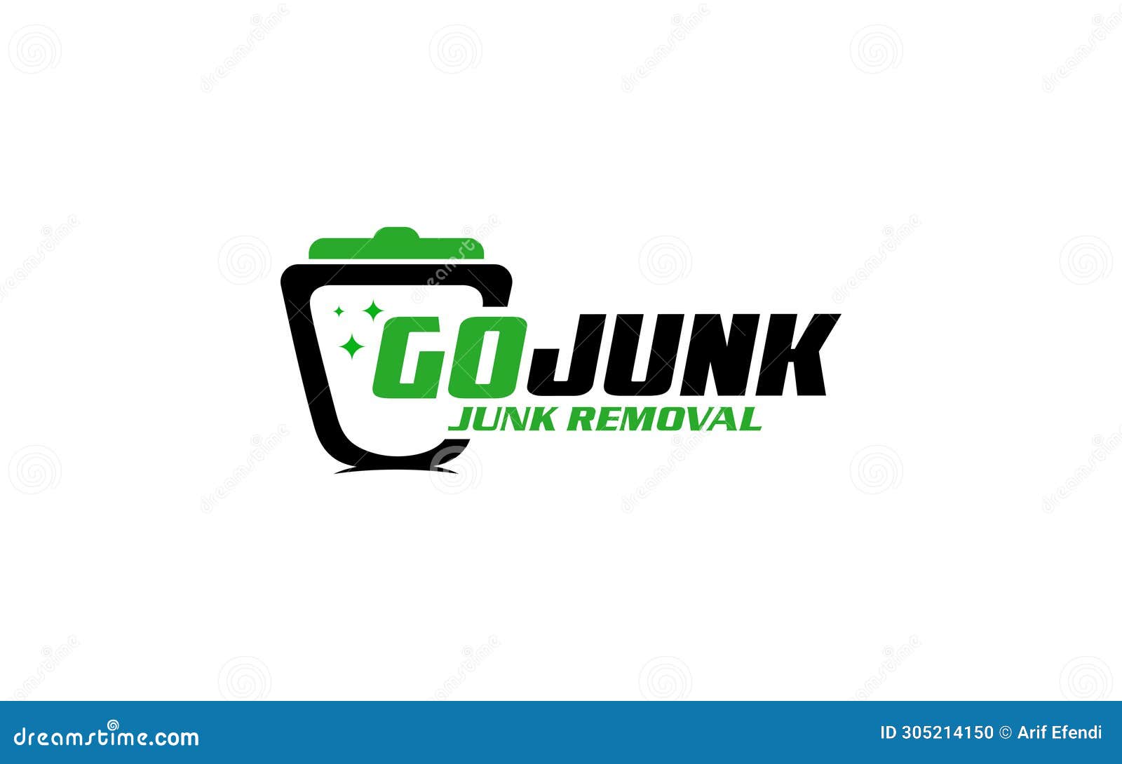 Illustration Vector Graphic of Junk Removal Solution Services Logo ...