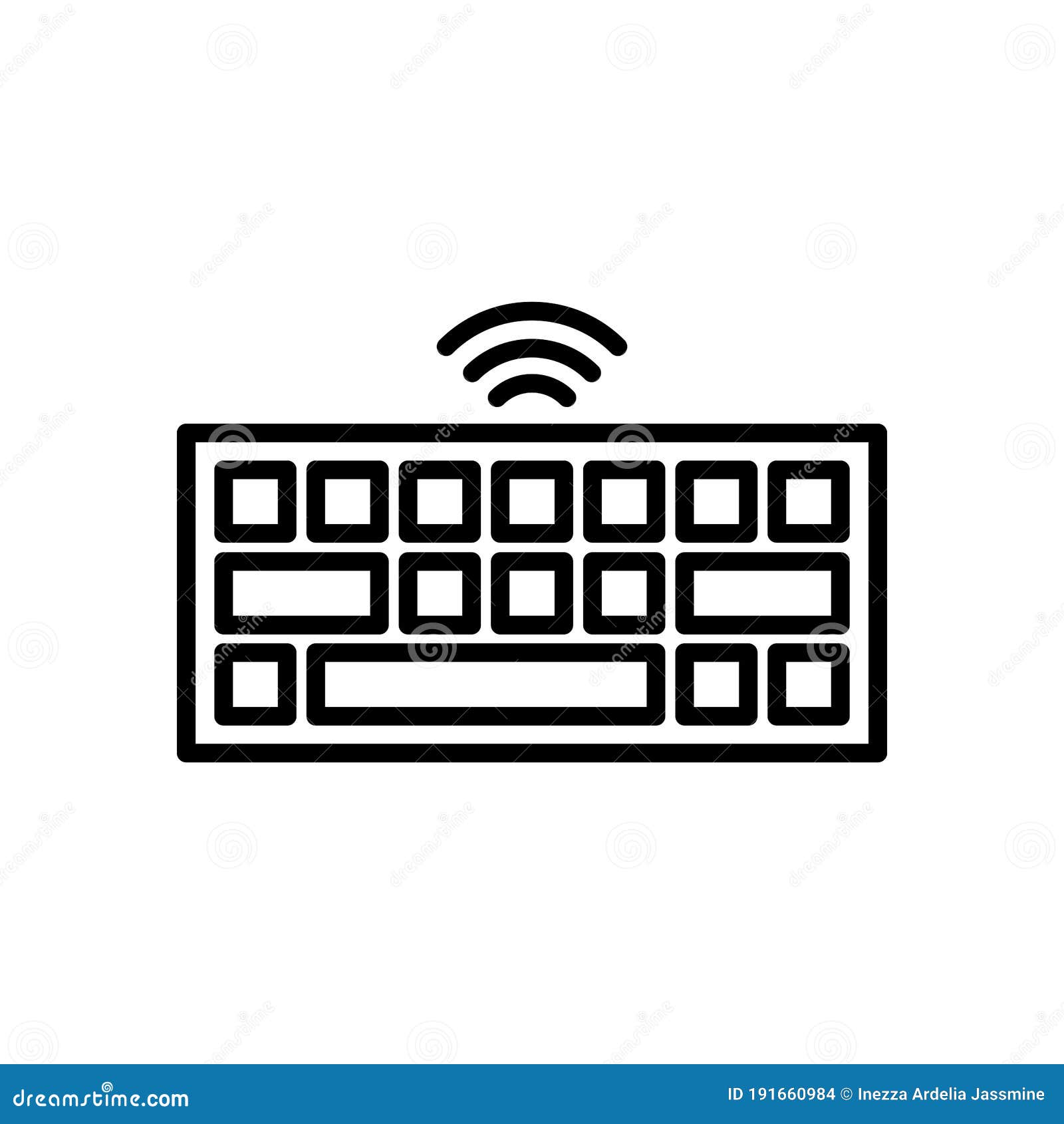 Illustration Vector Graphic of Keyboard Icon Template Stock Vector ...