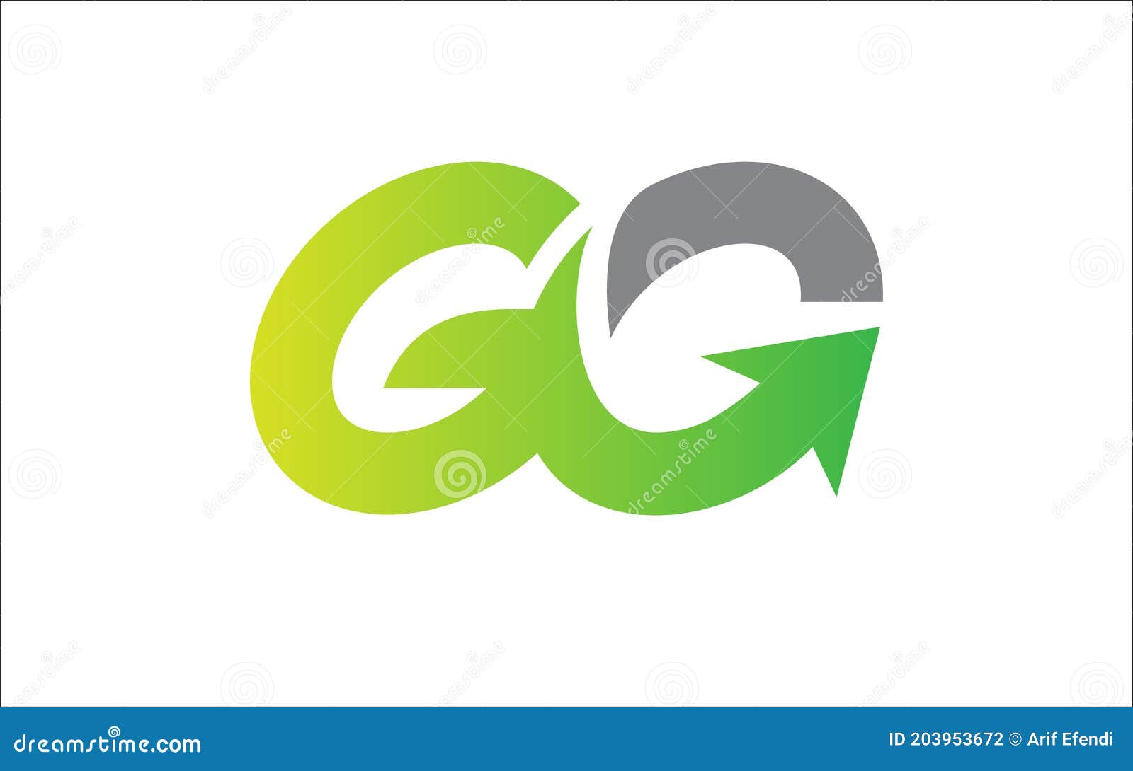 Illustration Vector Graphic of Letter GO Icon Logo Design Template ...