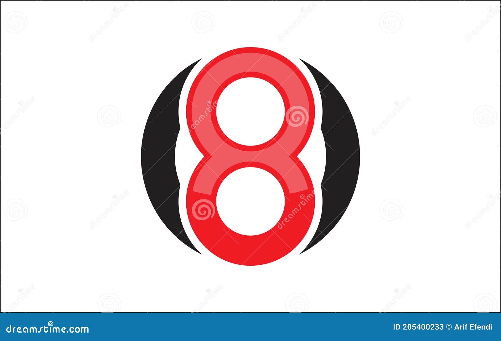 Illustration Vector Graphic of Letter O8 Icon Logo Template Design ...