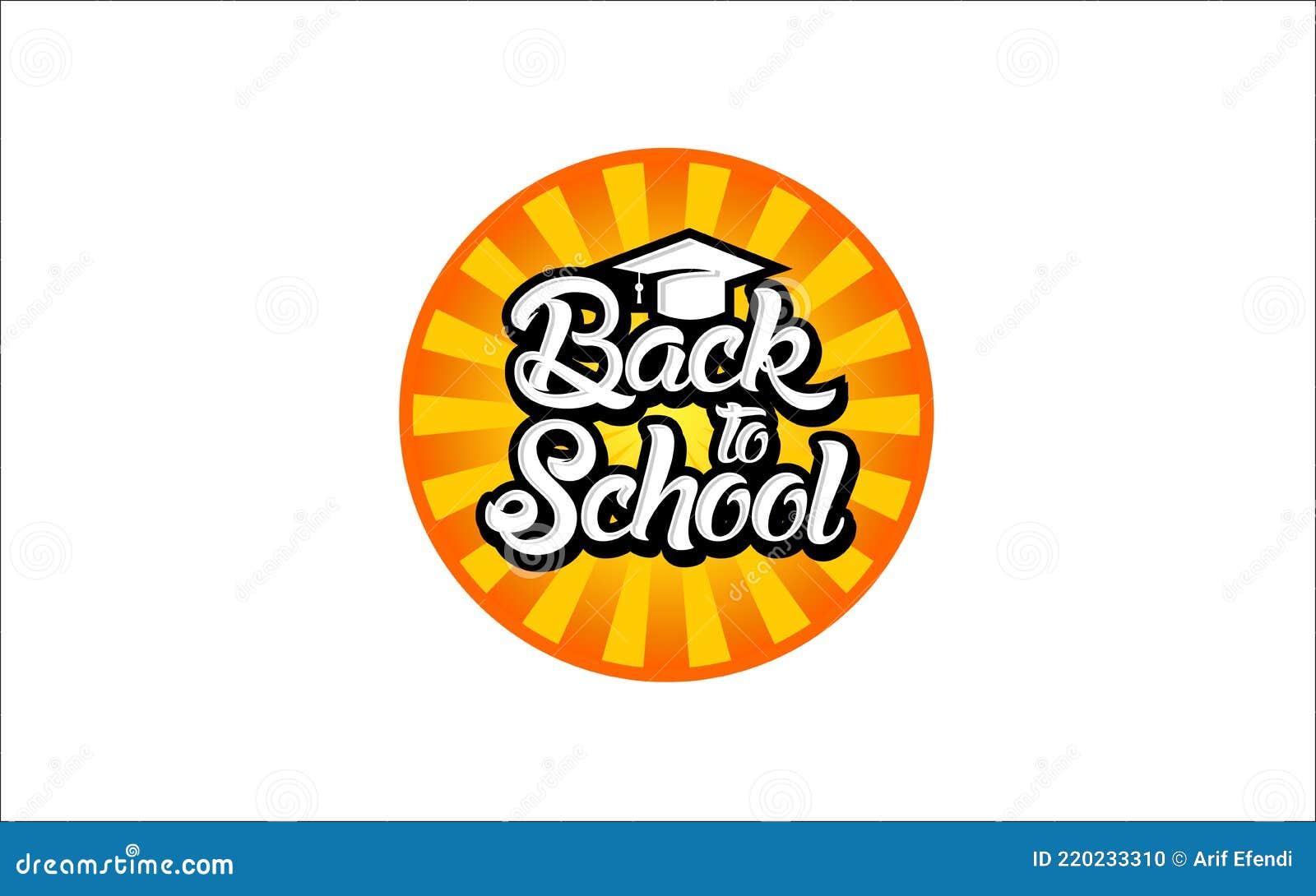 Illustration Vector Graphic Logo of Back To School Education Design ...