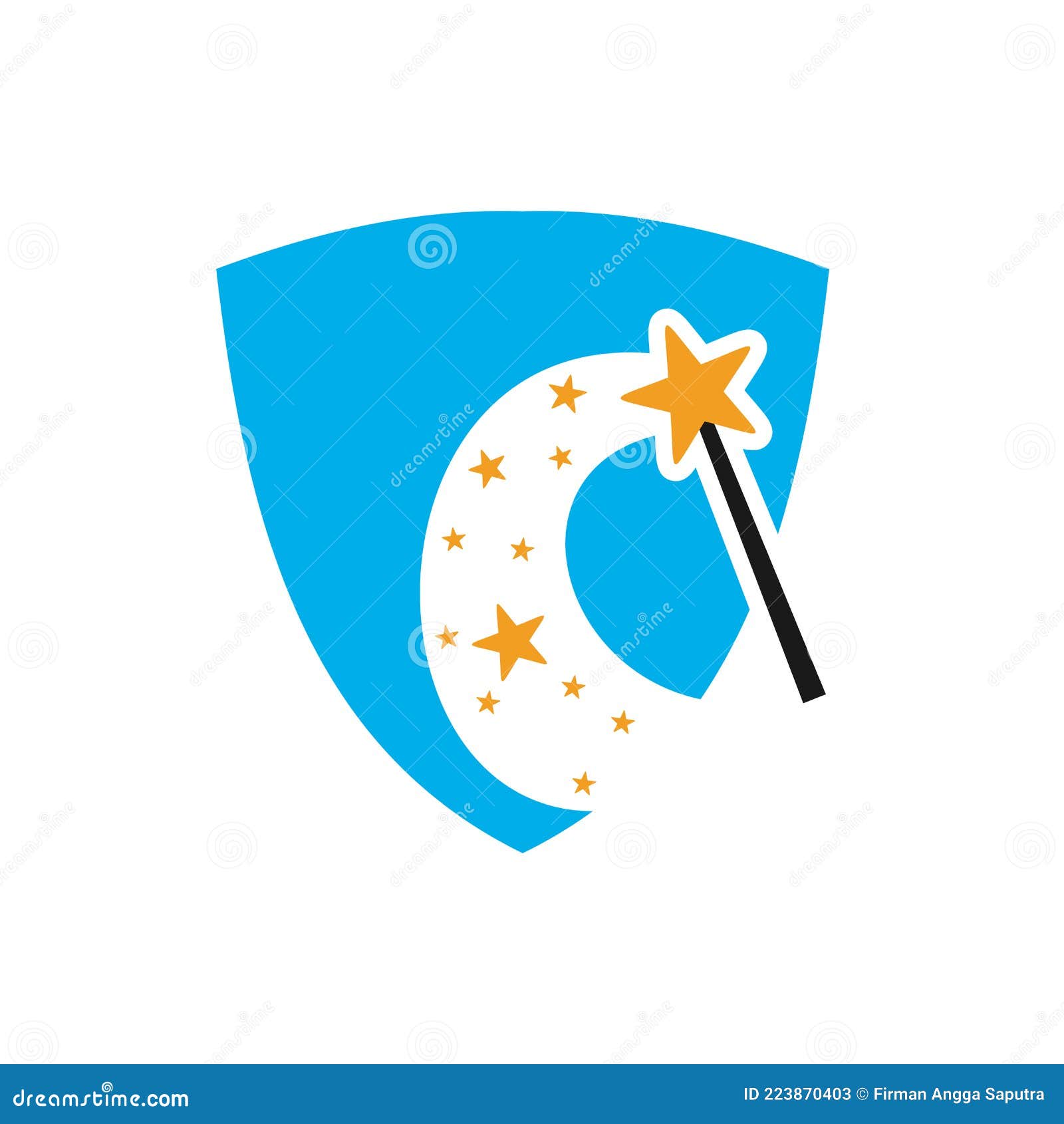 Illustration Vector Graphic of Magic Shield Stock Vector - Illustration ...