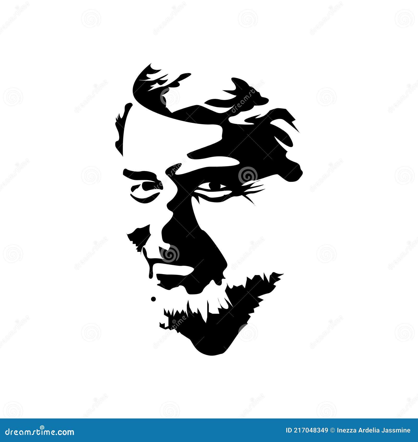 Illustration Vector Graphic of Man Face Stock Vector - Illustration of ...