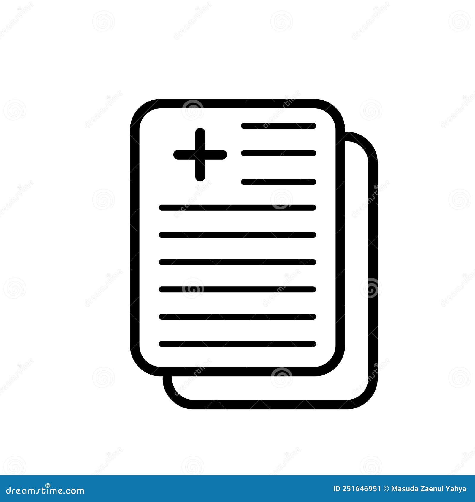 Illustration Vector Graphic of Medical Report Icon Stock Vector ...