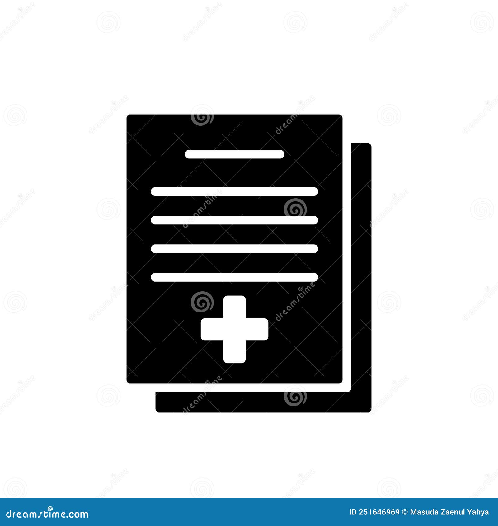 Illustration Vector Graphic of Medical Report Icon Stock Vector ...