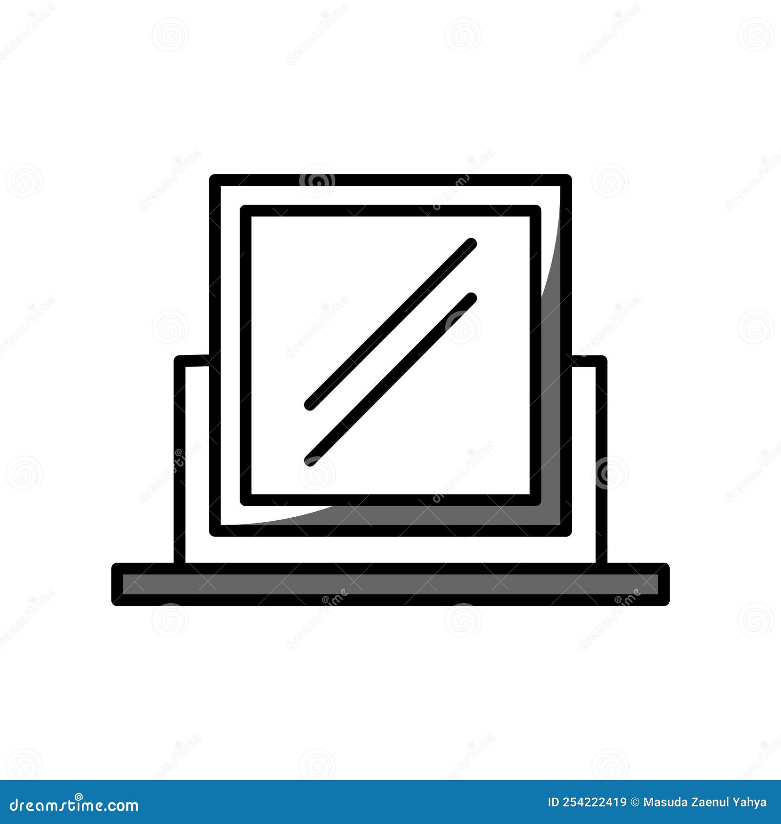 Illustration Vector Graphic of Mirror Stock Vector - Illustration of ...