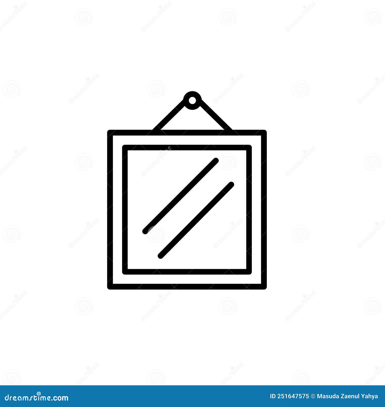 Illustration Vector Graphic of Mirror Stock Vector - Illustration of ...