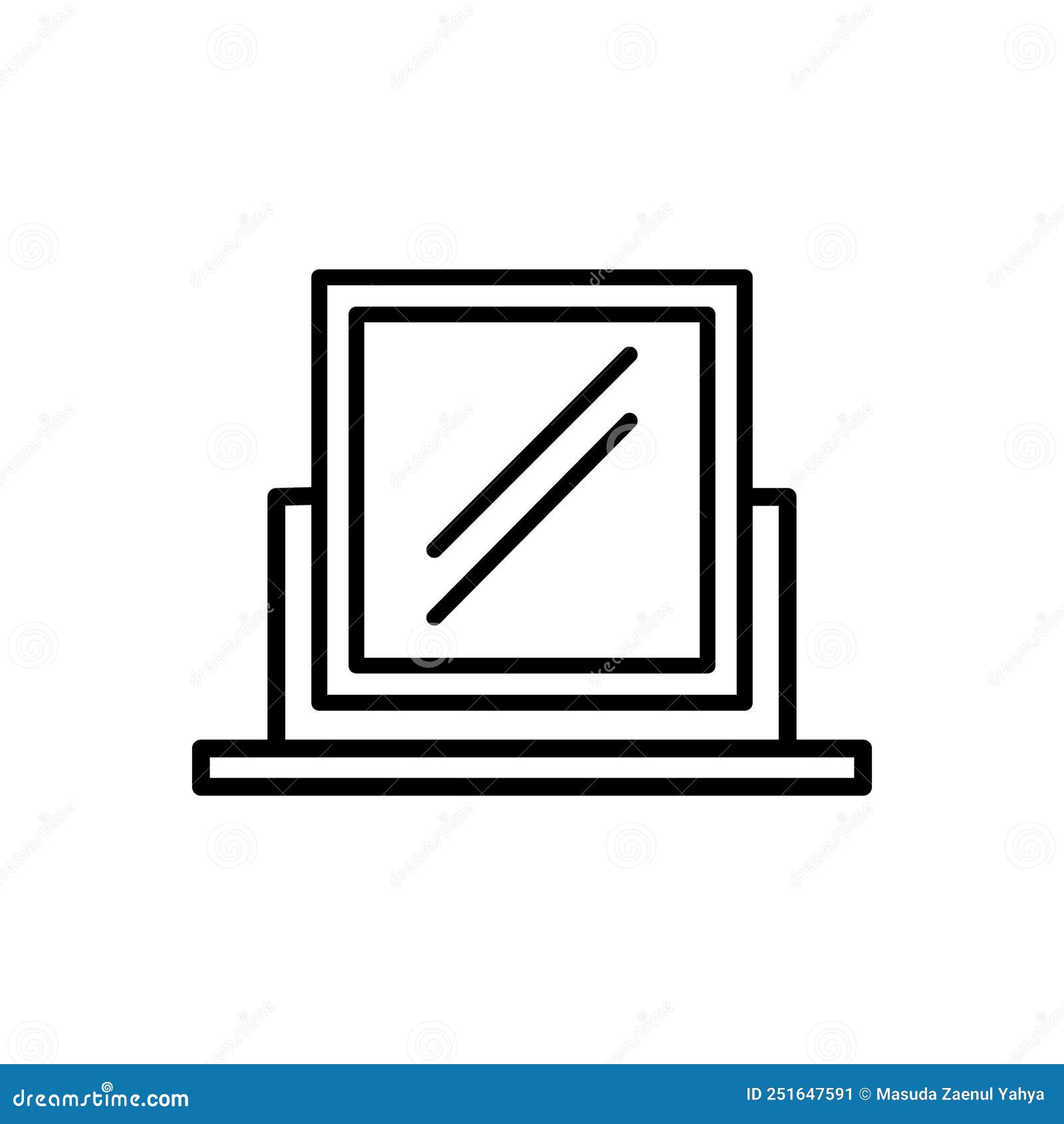 Illustration Vector Graphic of Mirror Stock Vector - Illustration of ...