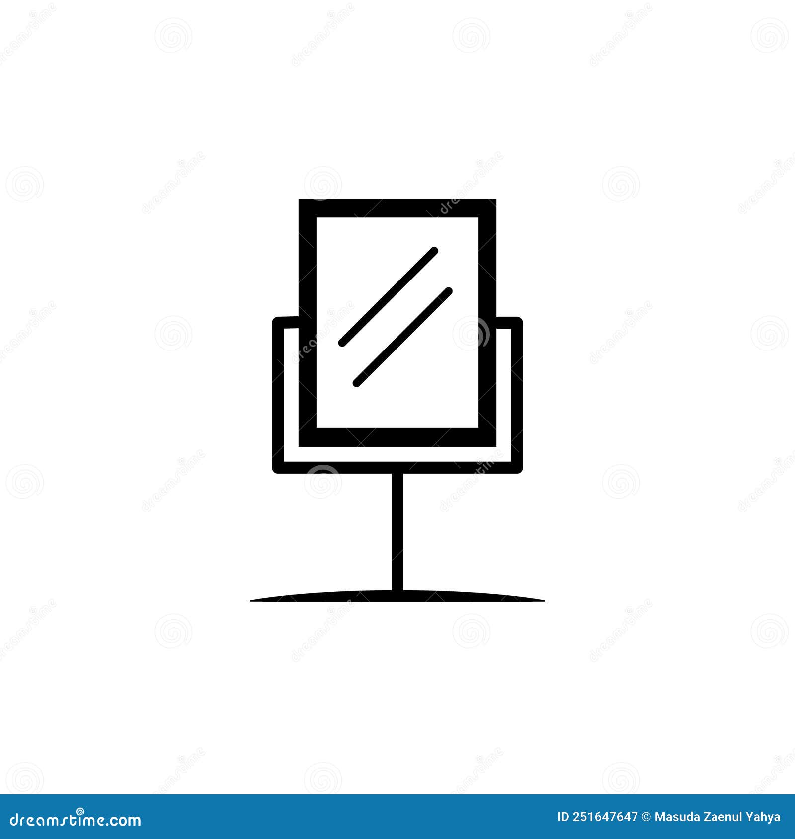 Illustration Vector Graphic of Mirror Stock Vector - Illustration of ...