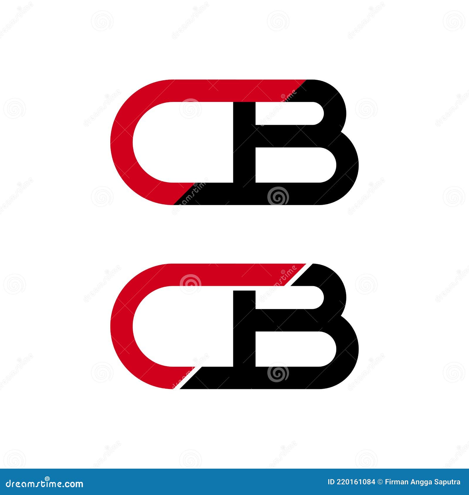 Illustration Vector Graphic of Modern CB Letter Logo Stock Vector ...