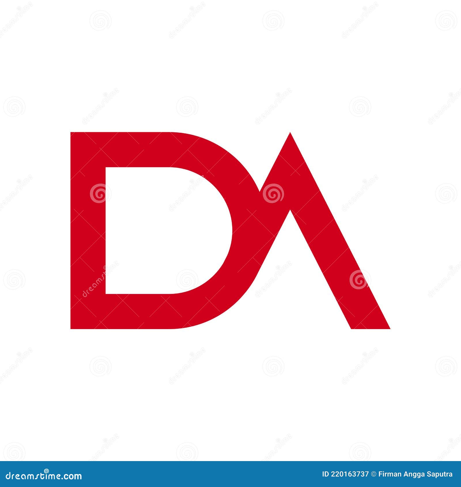 Illustration Vector Graphic of Modern DA Letter Logo Stock Vector ...