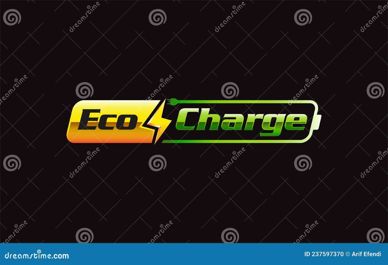 Electric Car Charging Logo