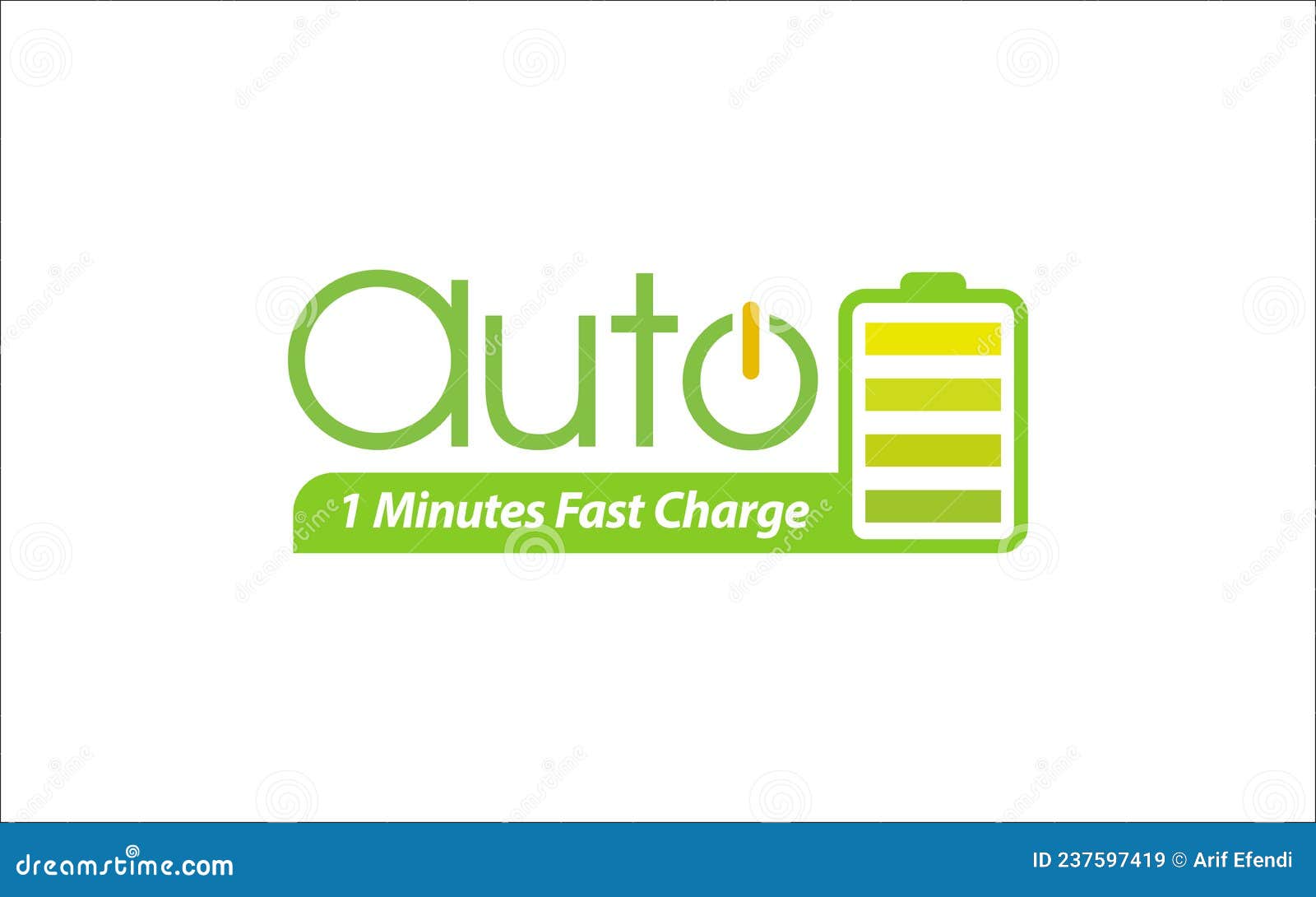Illustration Vector Graphic of Modern Electric Charging Car Logo Design ...