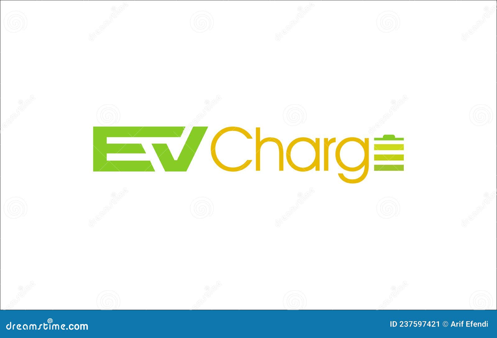 Illustration Vector Graphic of Modern Electric Charging Car Logo Design ...