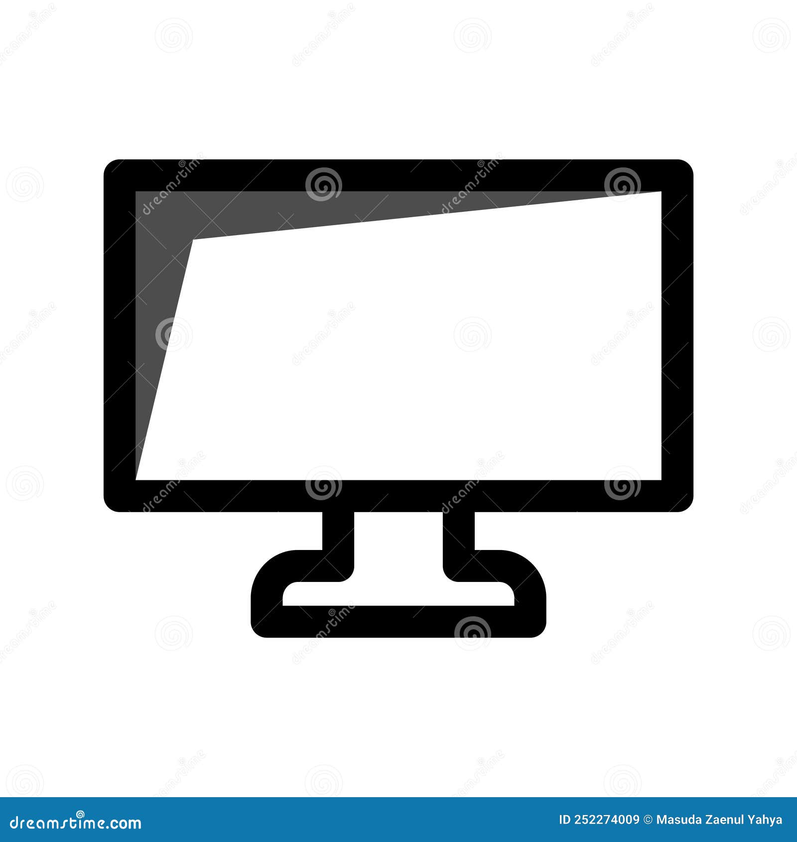 Illustration Vector Graphic of Monitor Icon Stock Vector - Illustration ...