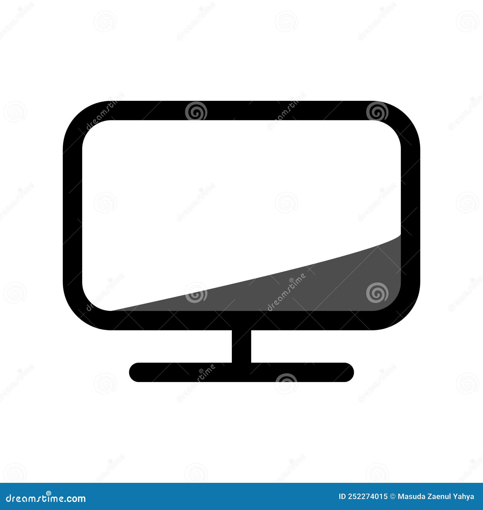 Illustration Vector Graphic of Monitor Icon Stock Vector - Illustration ...
