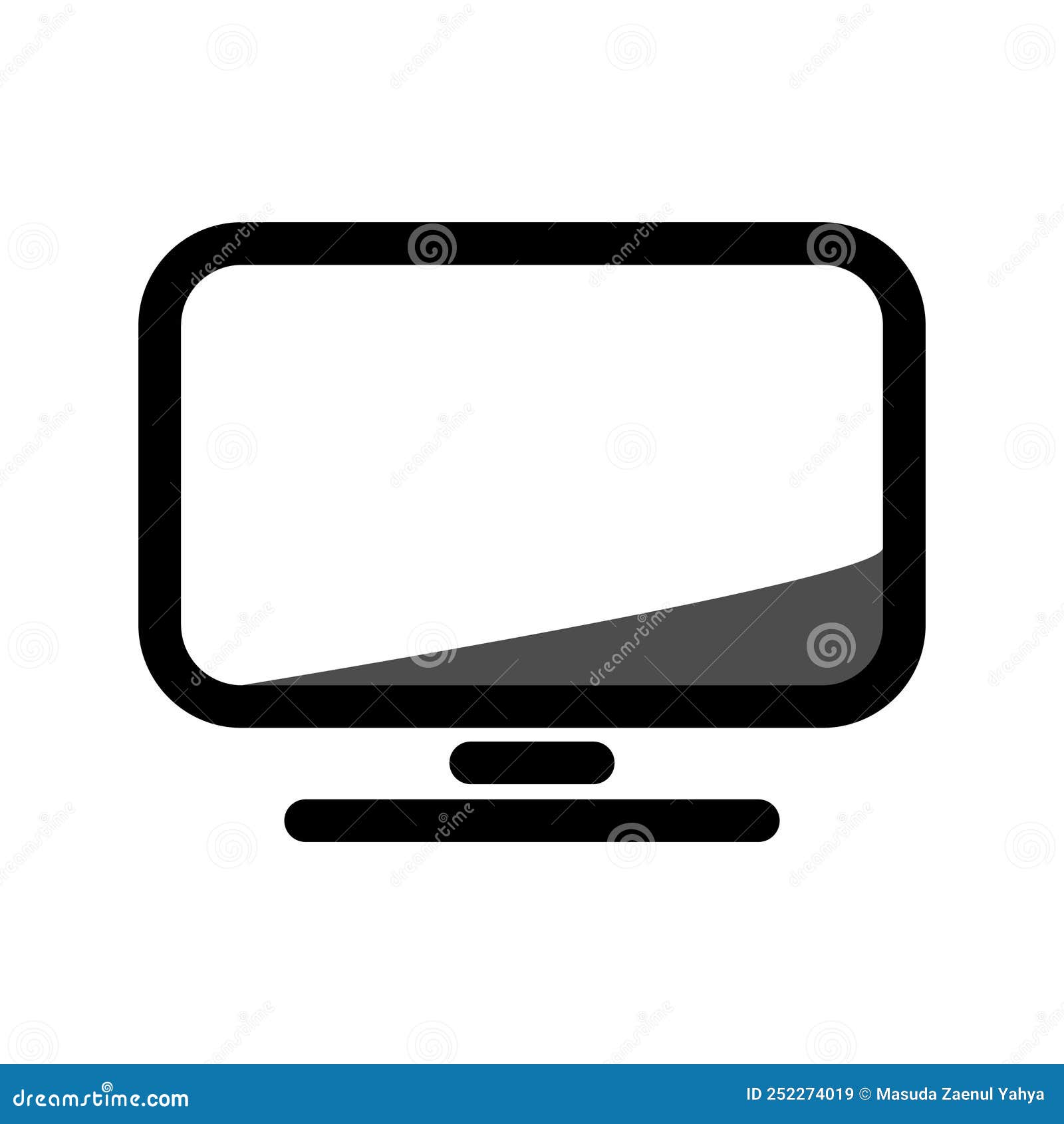 Illustration Vector Graphic of Monitor Icon Stock Vector - Illustration ...