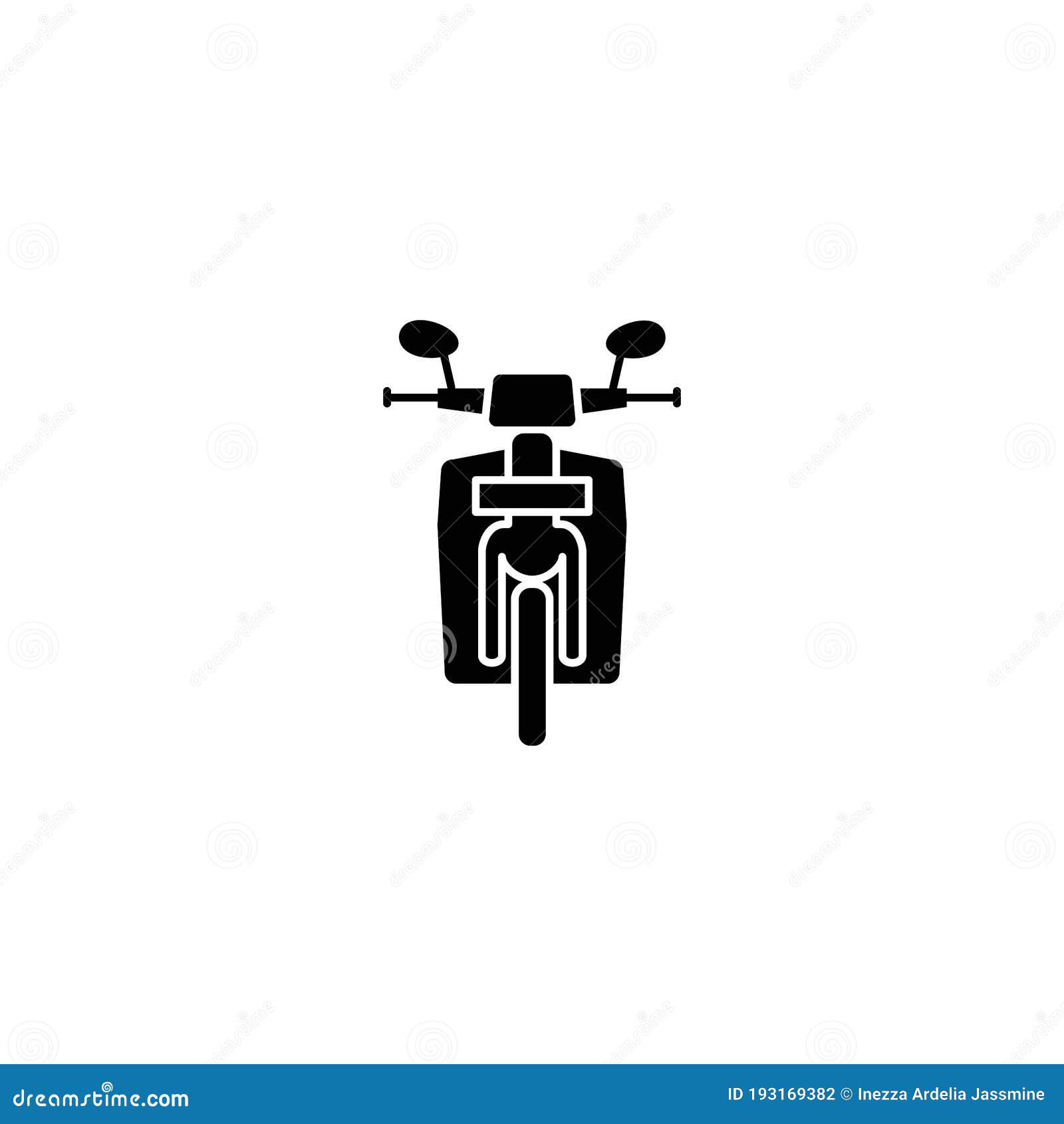 Motorcycle Icon, Symbol Template Vector Stock Vector - Illustration of ...