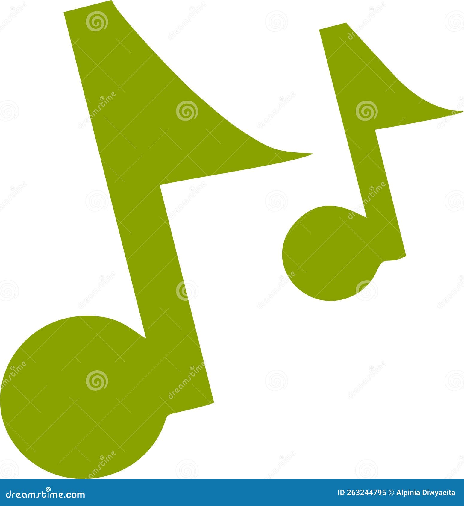 A simple music notes icon stock vector. Illustration of educational ... A simple music notes icon stock vector. Illustration of educational ...