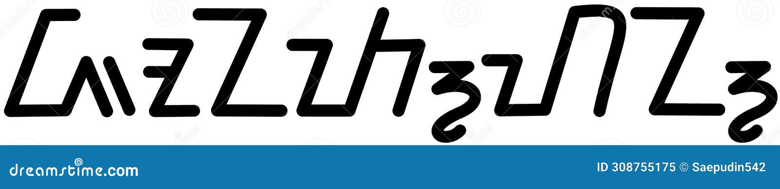 Jonathan Font. Elegant Alphabet Letters Font And Number Cartoon Vector ...