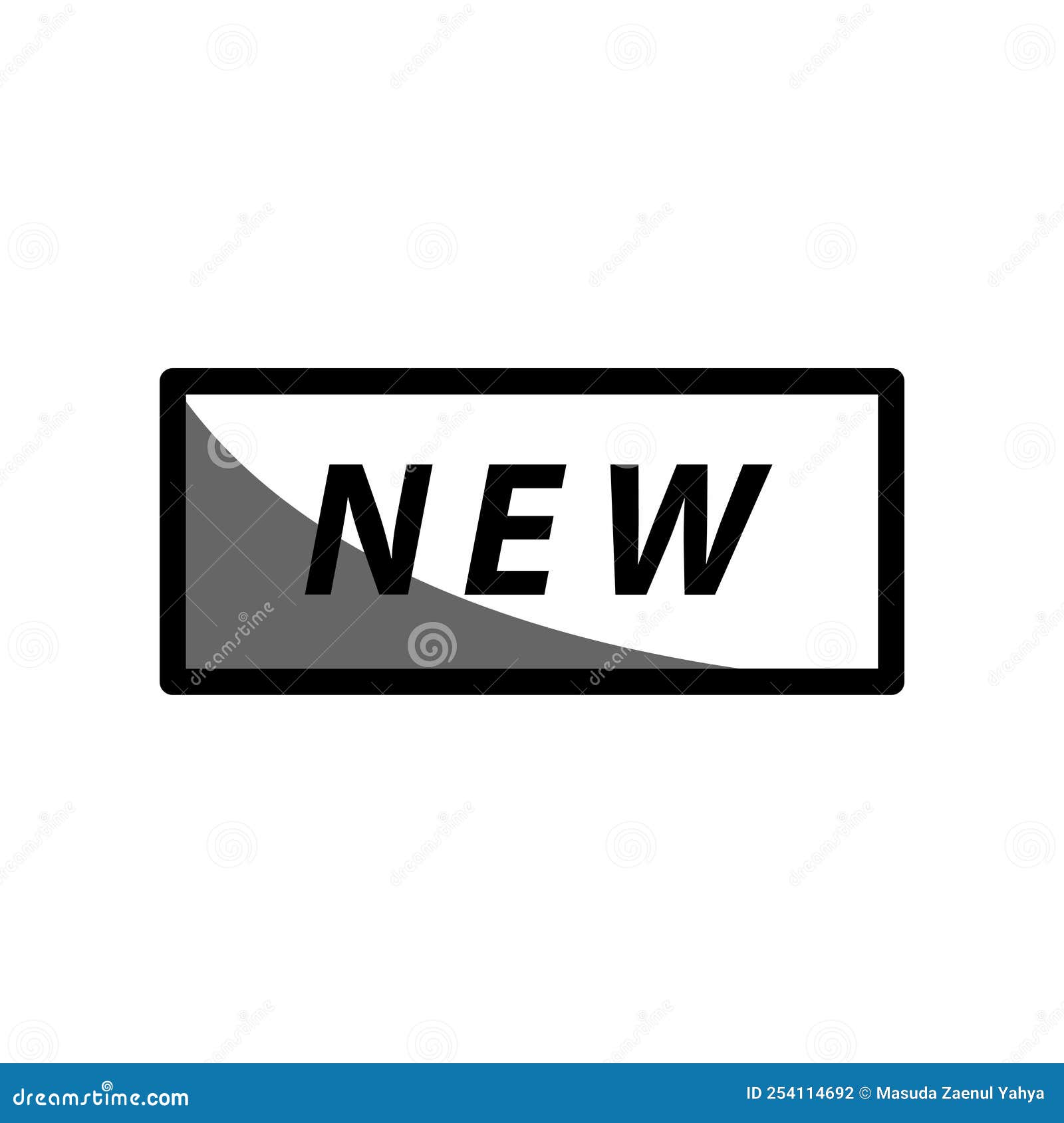 Illustration Vector Graphic of New Label Icon Stock Vector ...