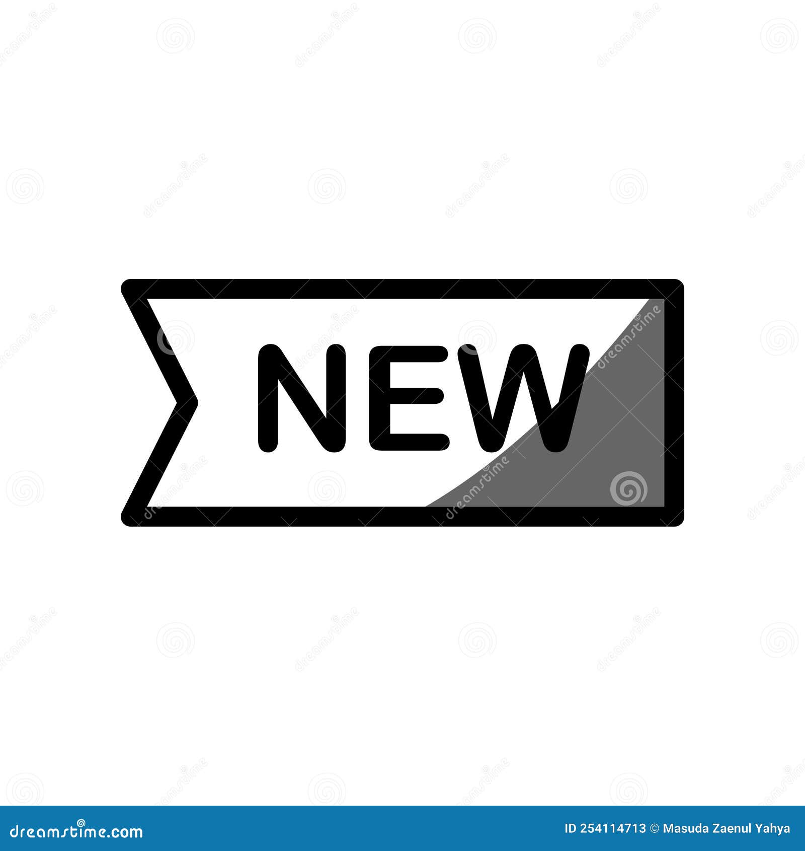 Illustration Vector Graphic of New Label Icon Stock Vector ...
