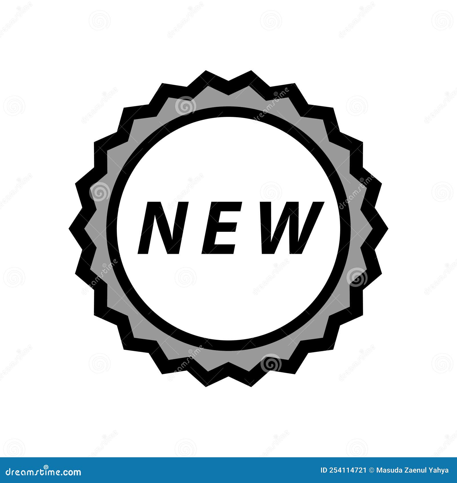 Illustration Vector Graphic of New Label Icon Stock Vector ...