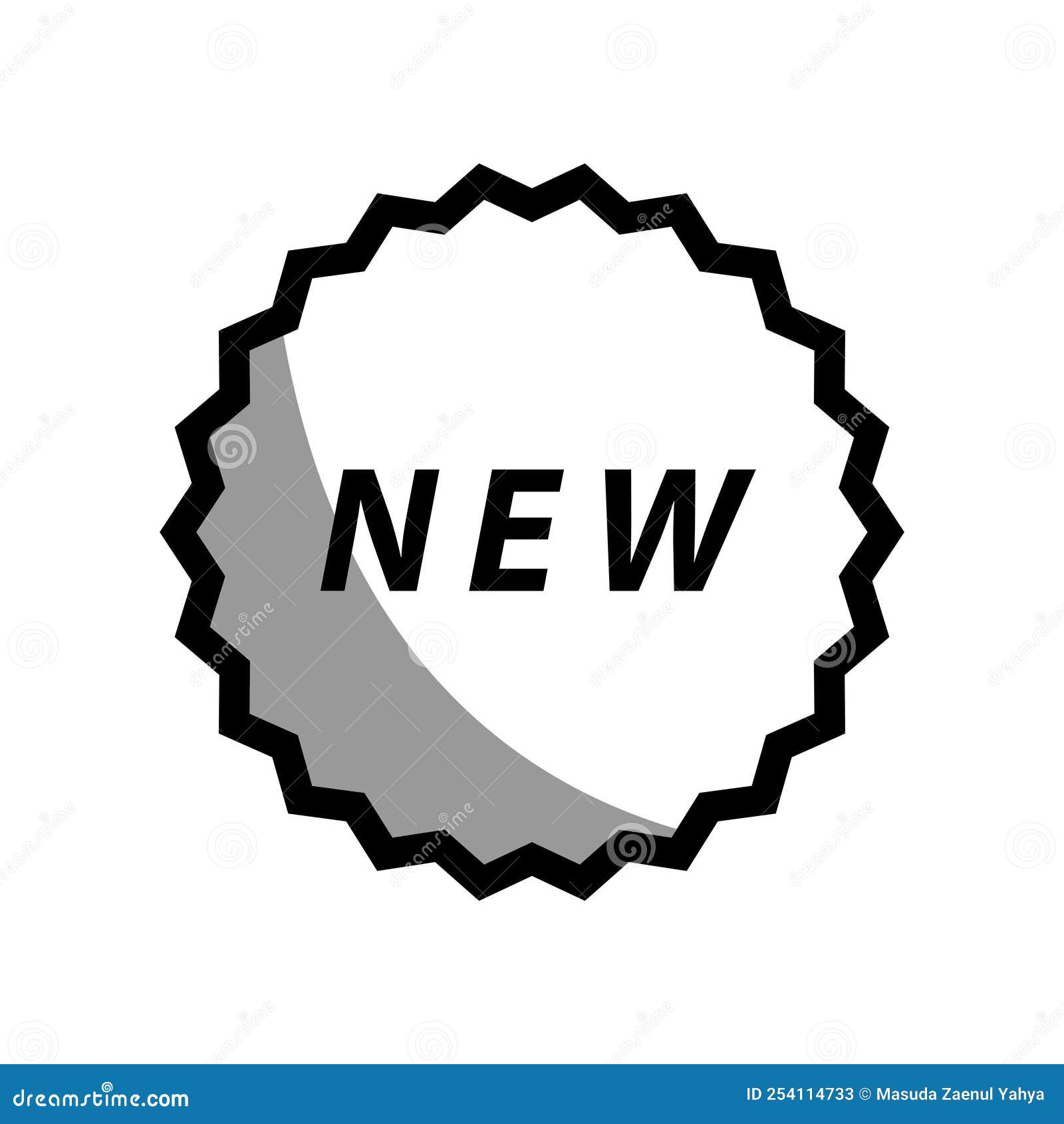 Illustration Vector Graphic of New Label Icon Stock Vector ...