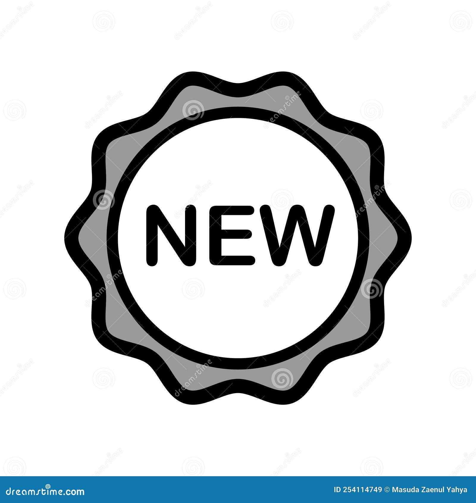 Illustration Vector Graphic of New Label Icon Stock Vector ...