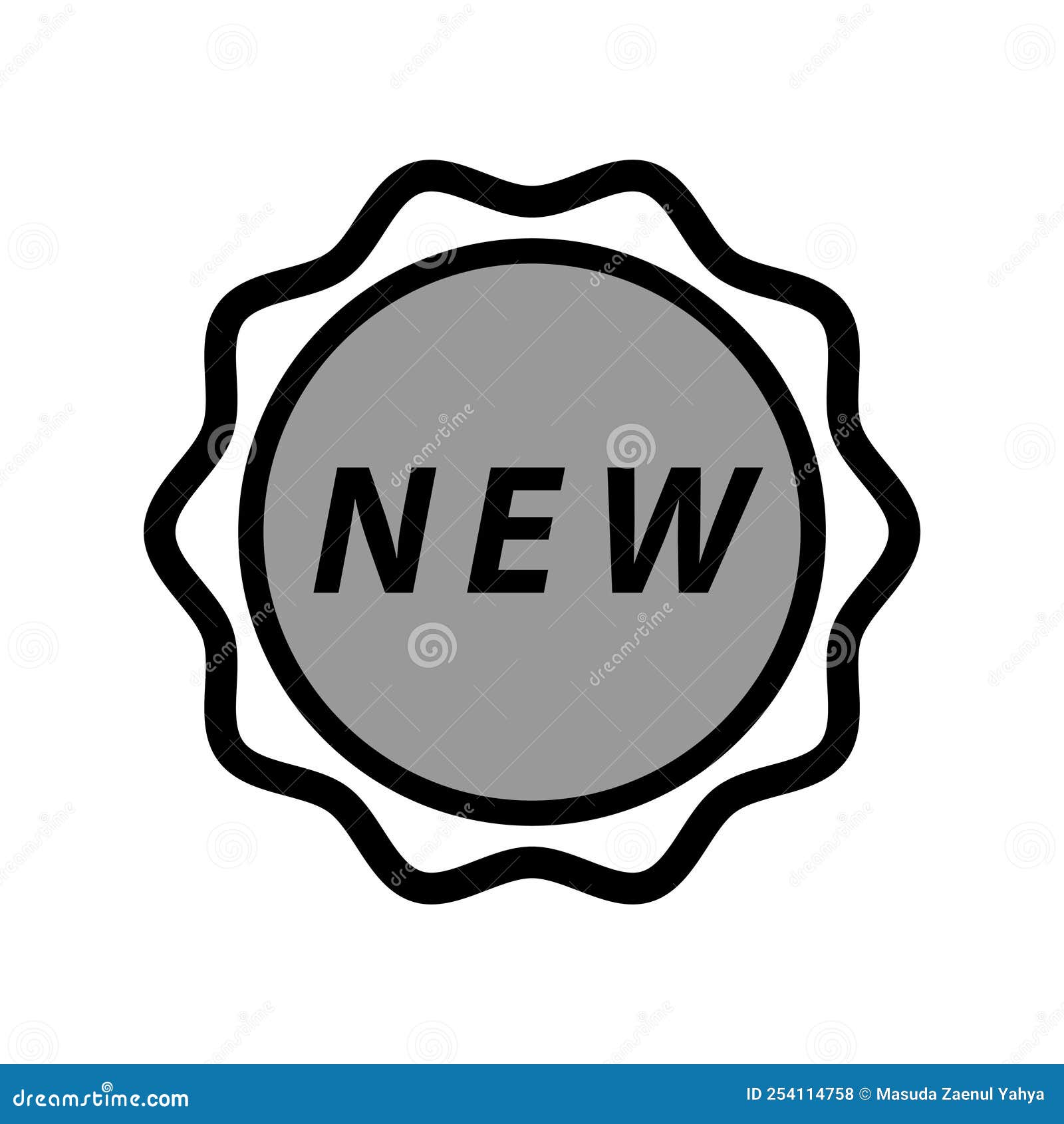 Illustration Vector Graphic of New Label Icon Stock Vector ...