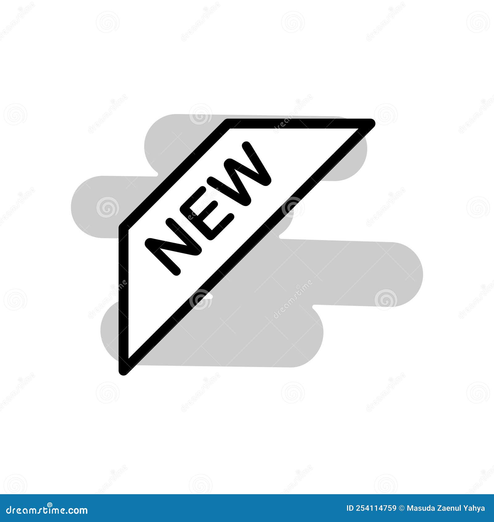 Illustration Vector Graphic of New Label Icon Stock Vector ...