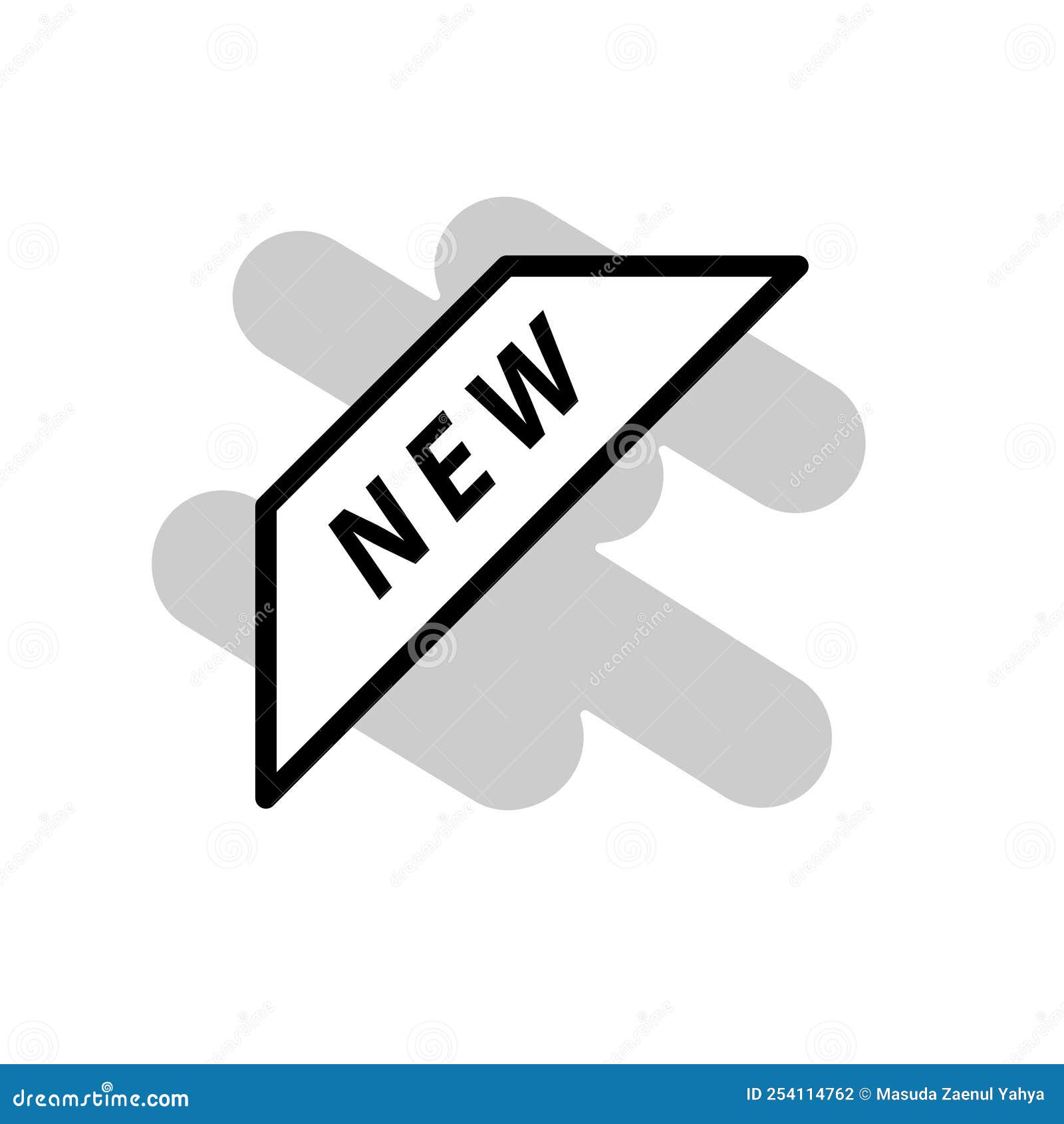 Illustration Vector Graphic of New Label Icon Stock Vector ...
