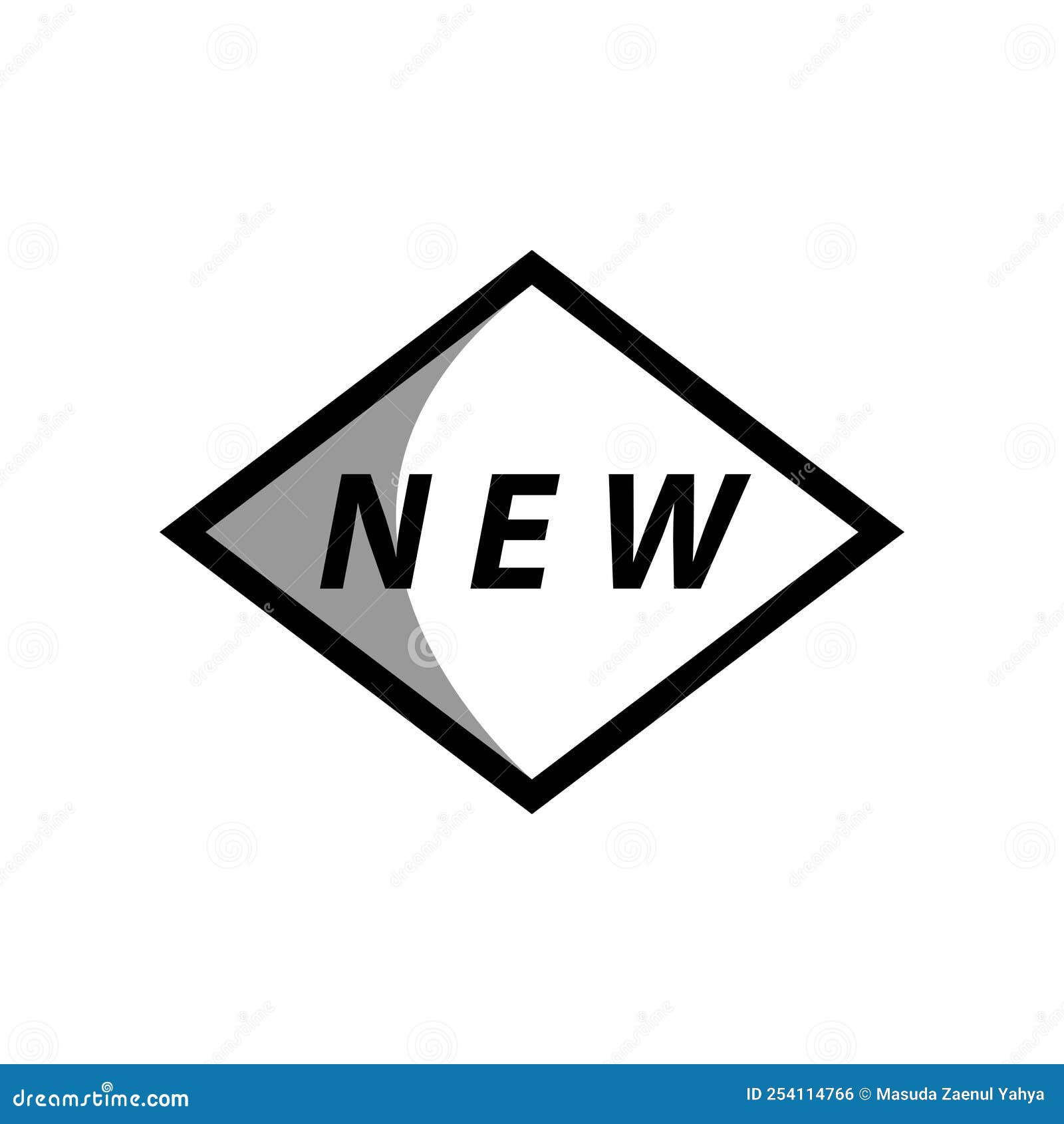 Illustration Vector Graphic of New Label Icon Stock Vector ...