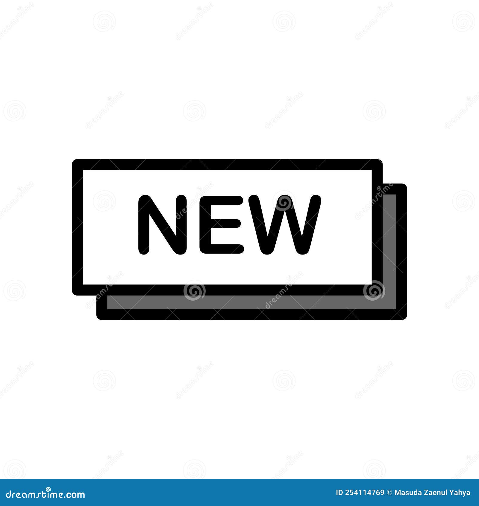 Illustration Vector Graphic of New Label Icon Stock Vector ...